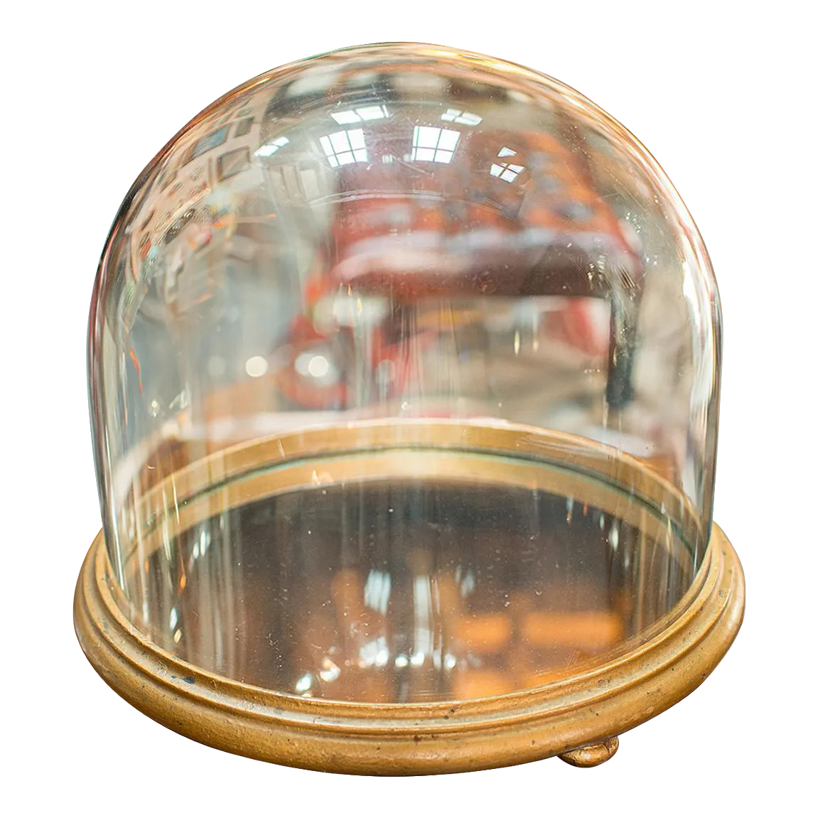 1880's Antique Victorian English Mirrored Display Dome | Chairish