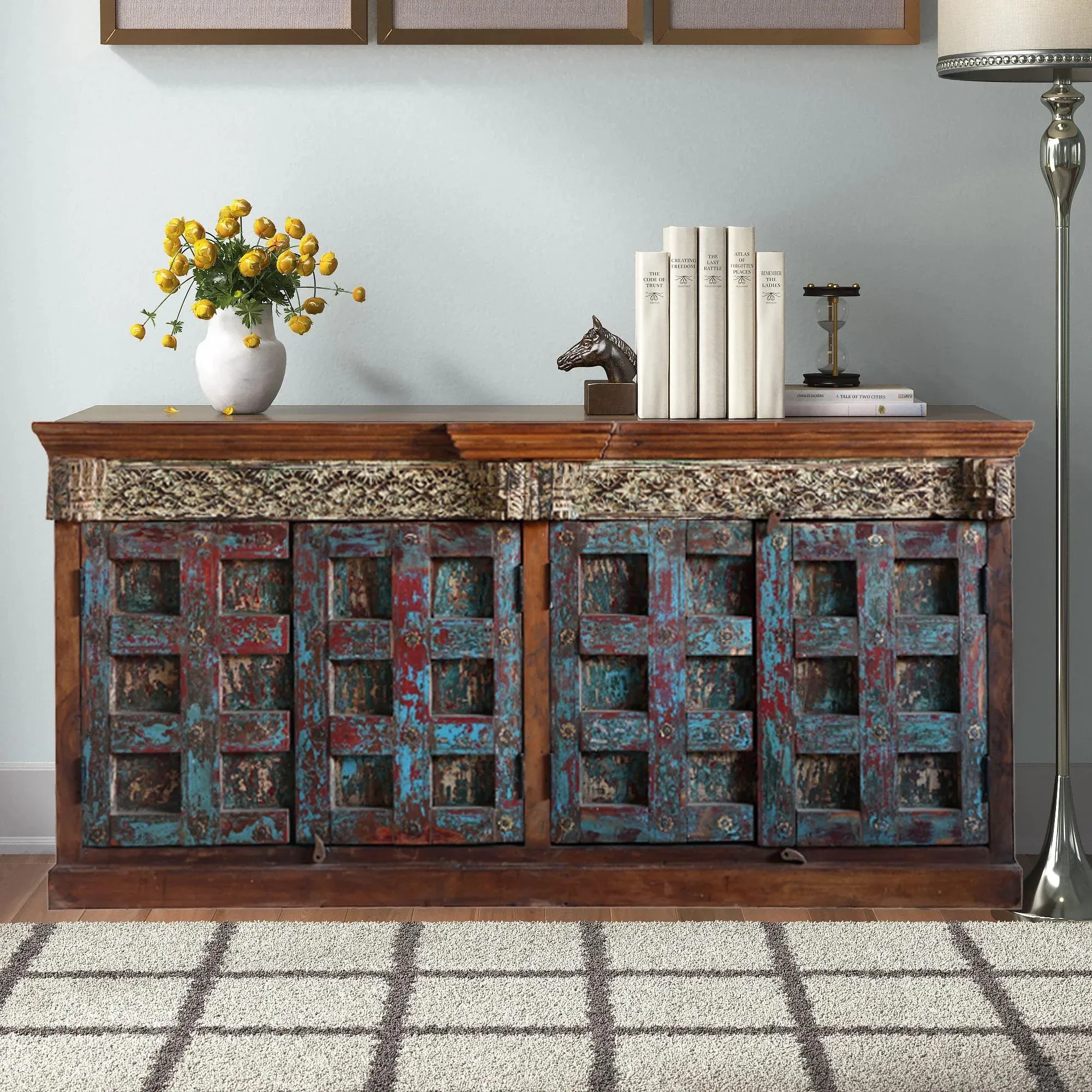 Antique farmhouse sideboard store