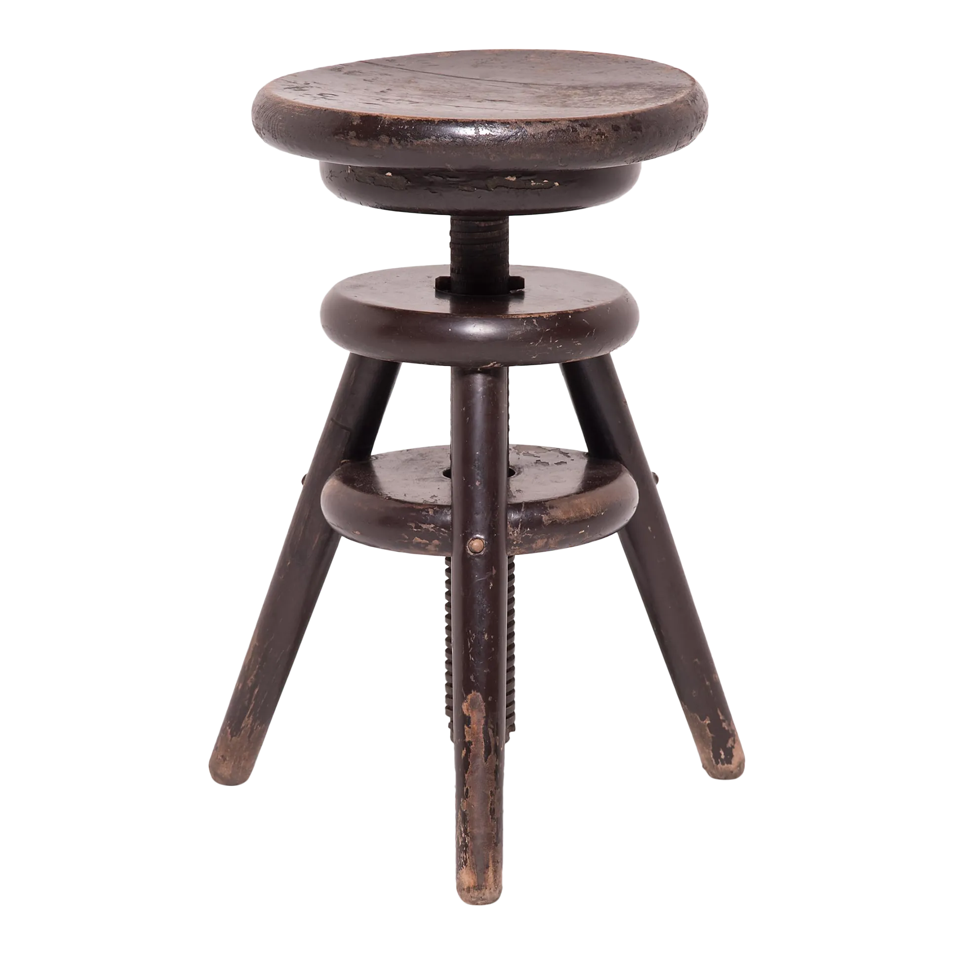 20th-Century Chinese Turn Stool | Chairish