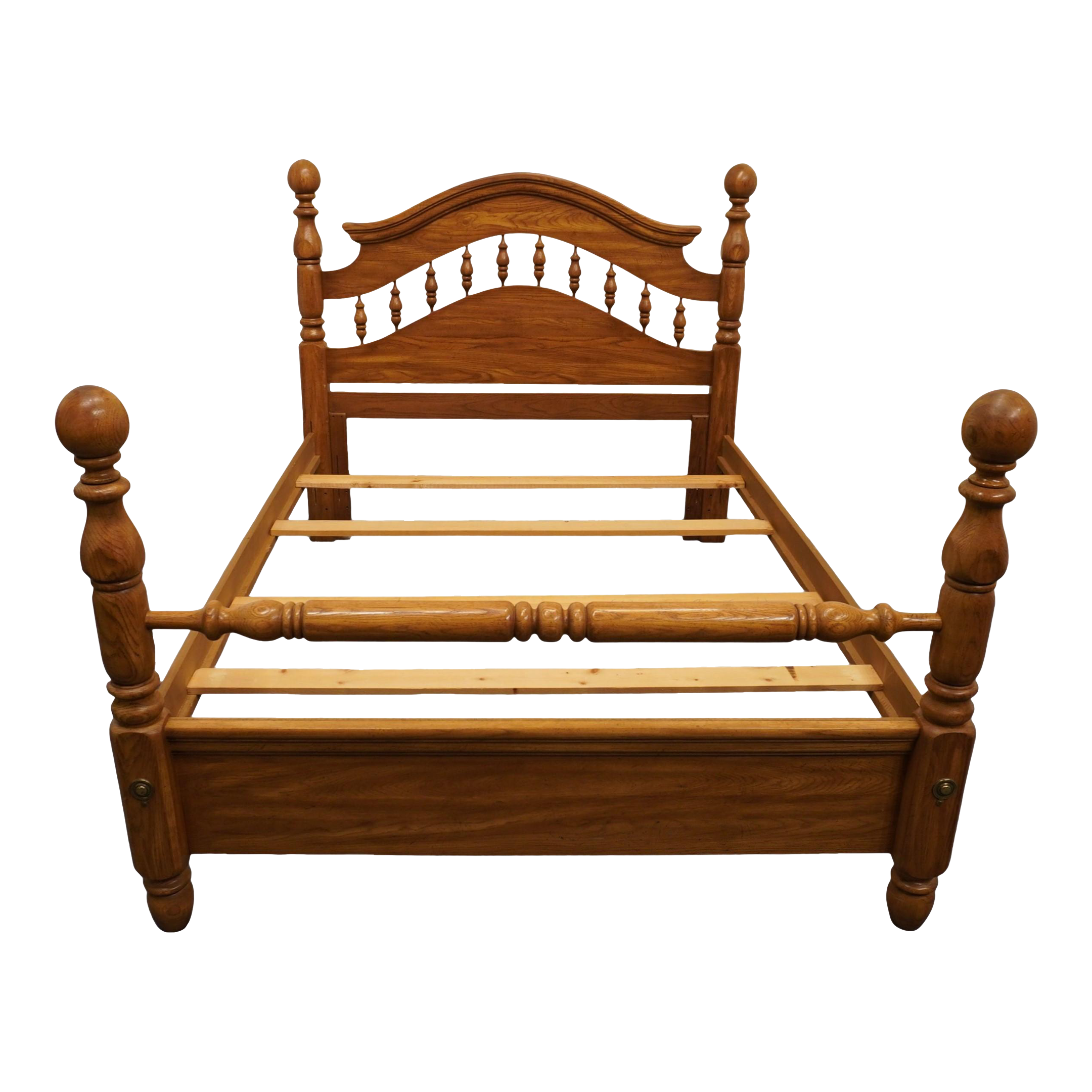 Pulaski Furniture Keepsakes Collection Golden Oak Queen Size Bed 4820 ...