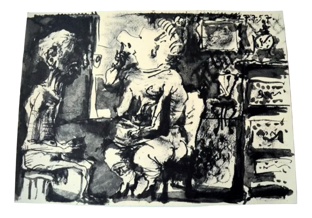 Pablo Picasso, Interior, 1961, Original Lithograph | Chairish