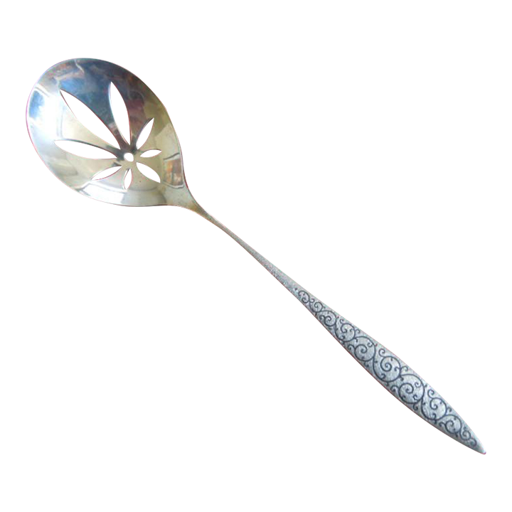 1960s Wallace Sterling Silver Bon Bon Nut Spoon - Spanish Lace Pattern ...