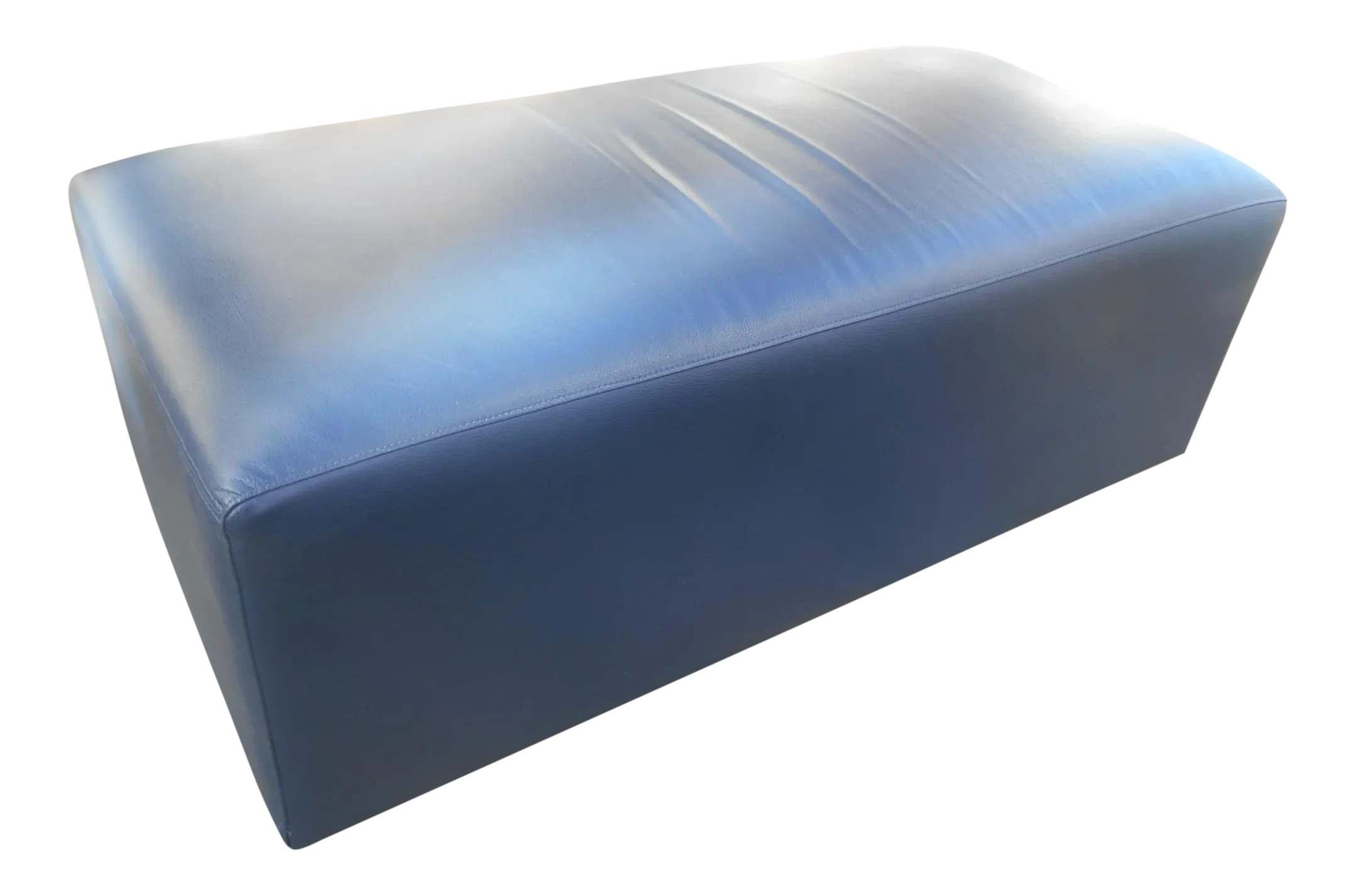 Contemporary Coalesse Steelcase Leather Bench | Chairish