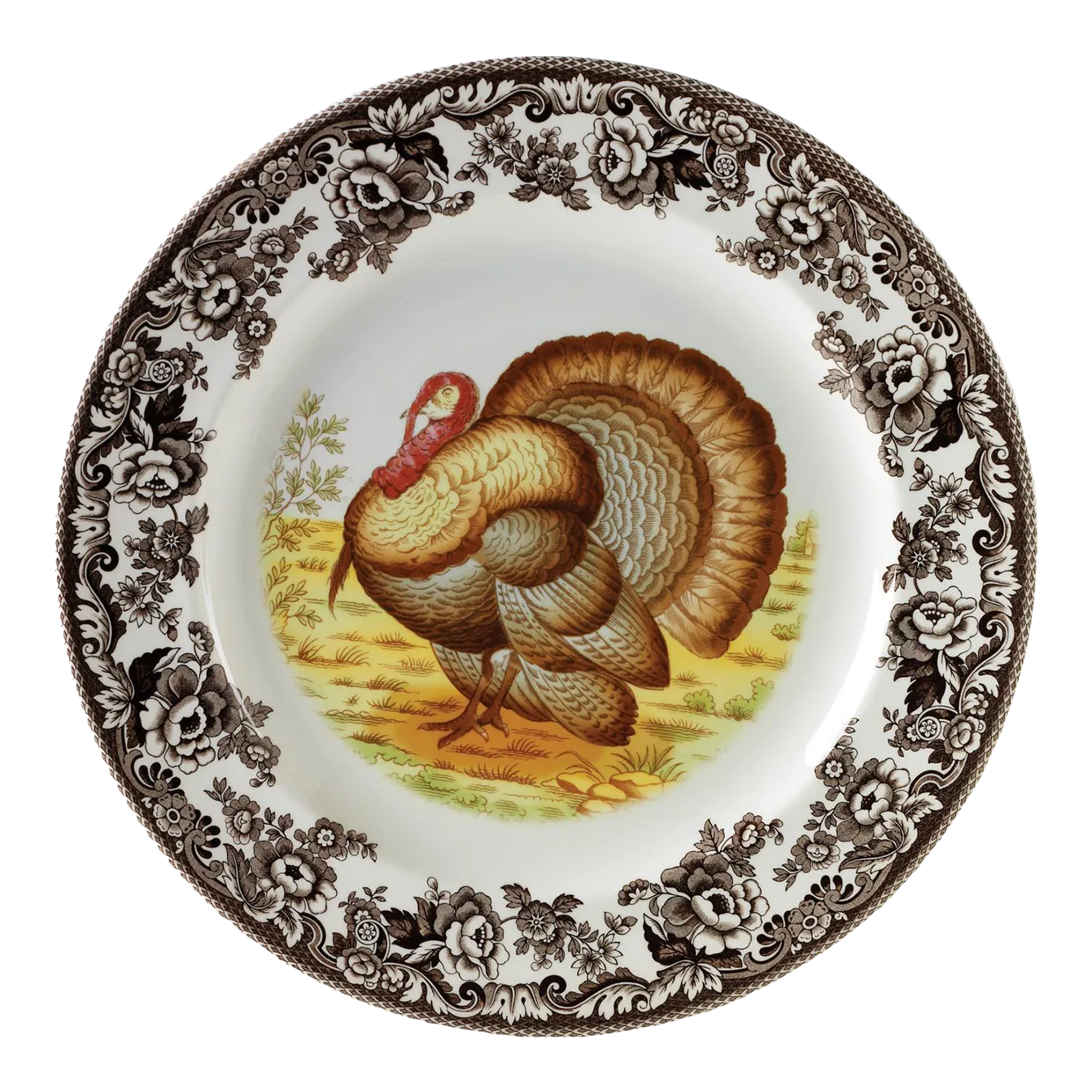 Spode Woodland Round Platter 12", Turkey | Chairish