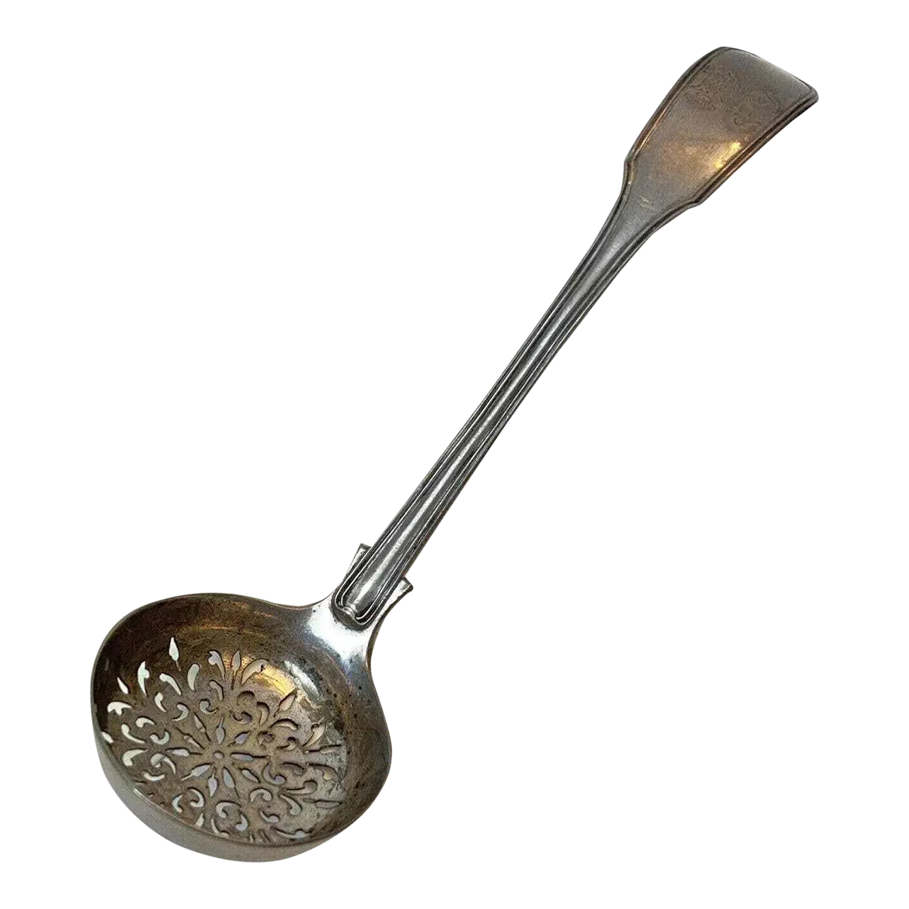 Victorian Sugar Sifter Sterling Silver 1871 Antique Hyam Hyams Marshall ...