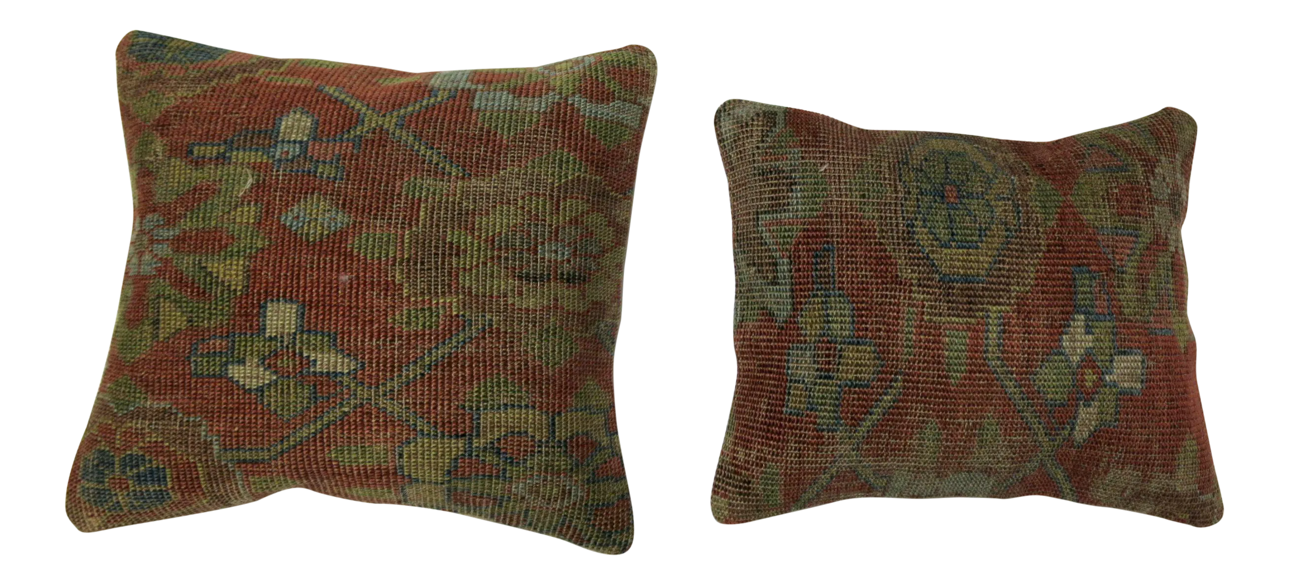 Persian Rug Pillows - a Pair | Chairish