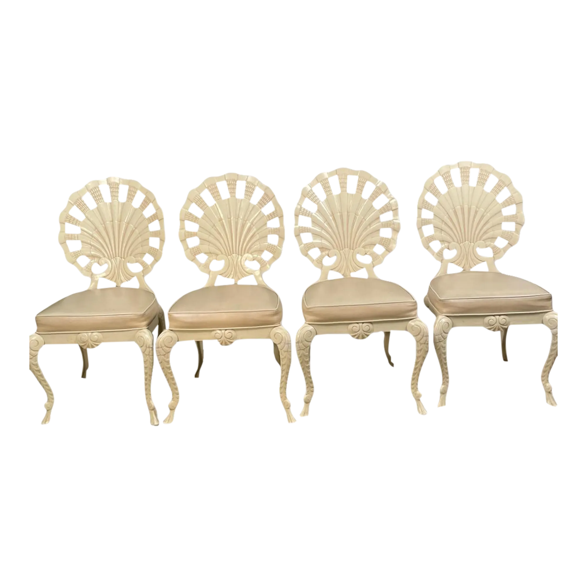 1950s Set of Four Grotto Chairs | Chairish