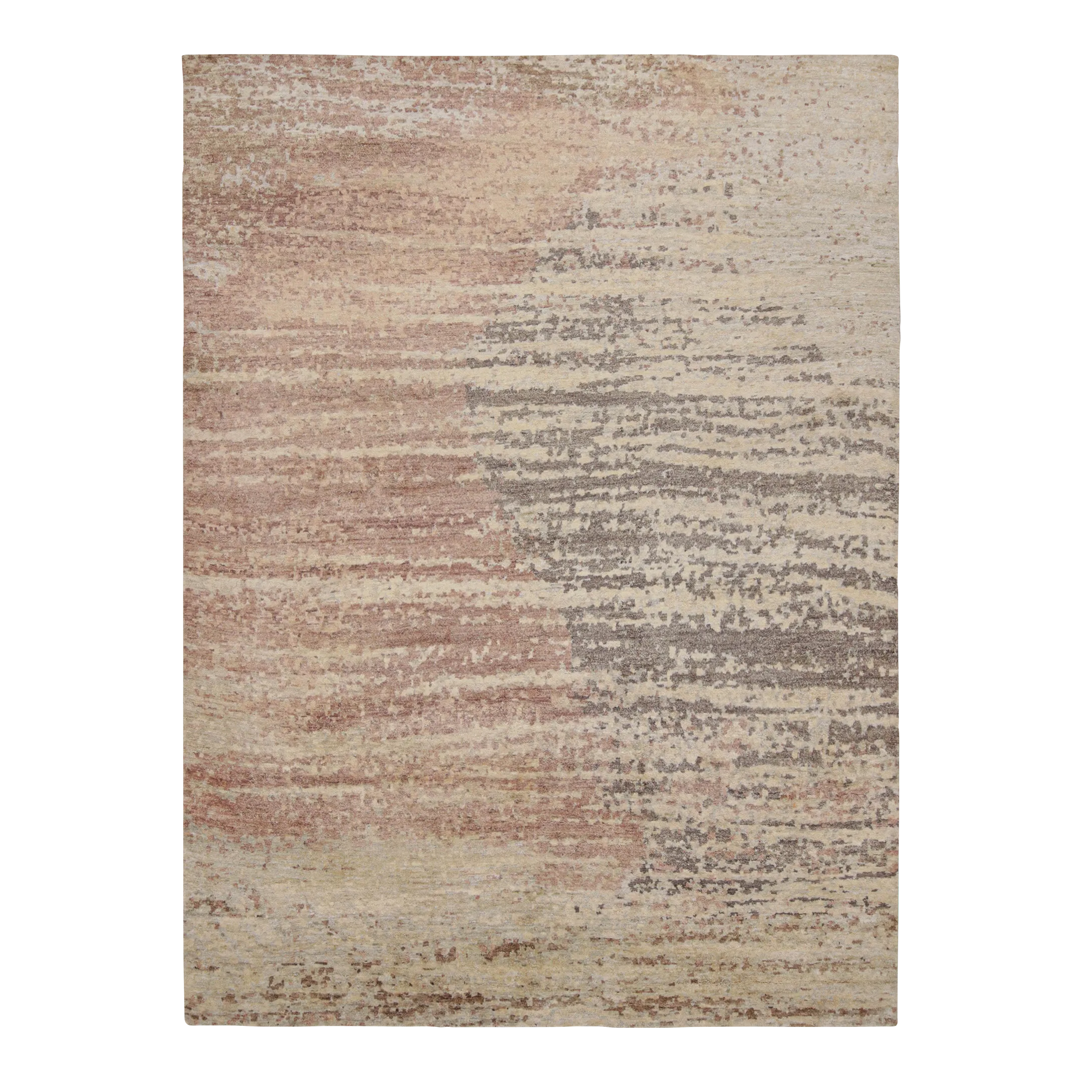 Rug & Kilim’s Contemporary Abstract Rug With Painterly Patterns | Chairish