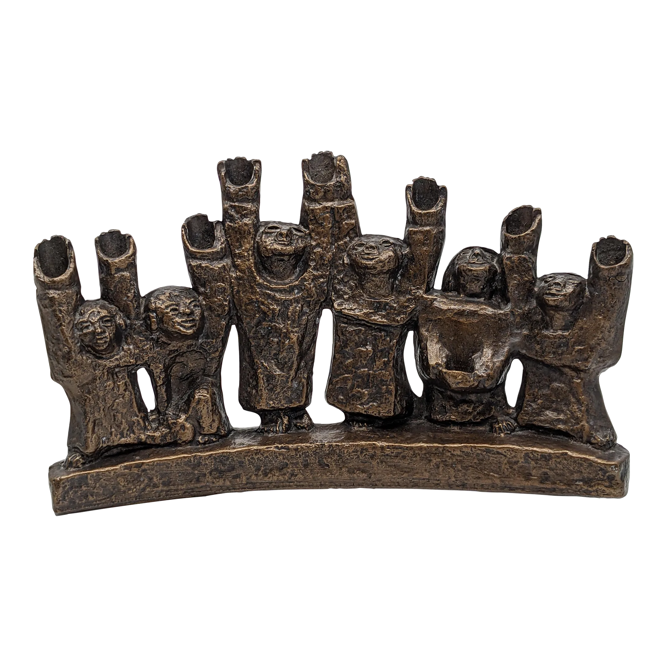 Vintage Mid-Century Ellen Lord Brutalist Menorah | Chairish