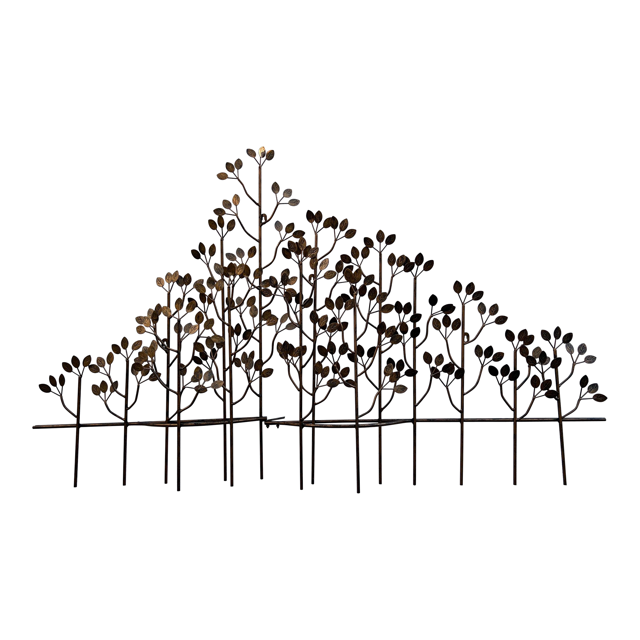 Large Mid Century Modern Tree Wall Sculpture | Chairish