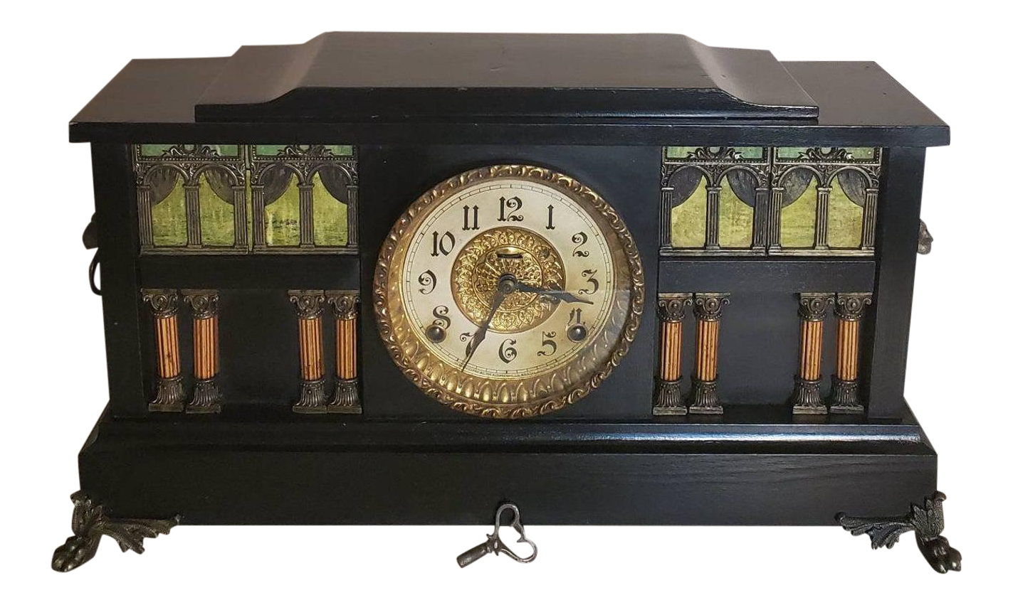 Early 20th Century American E. Ingraham Palace Mantel Clock | Chairish