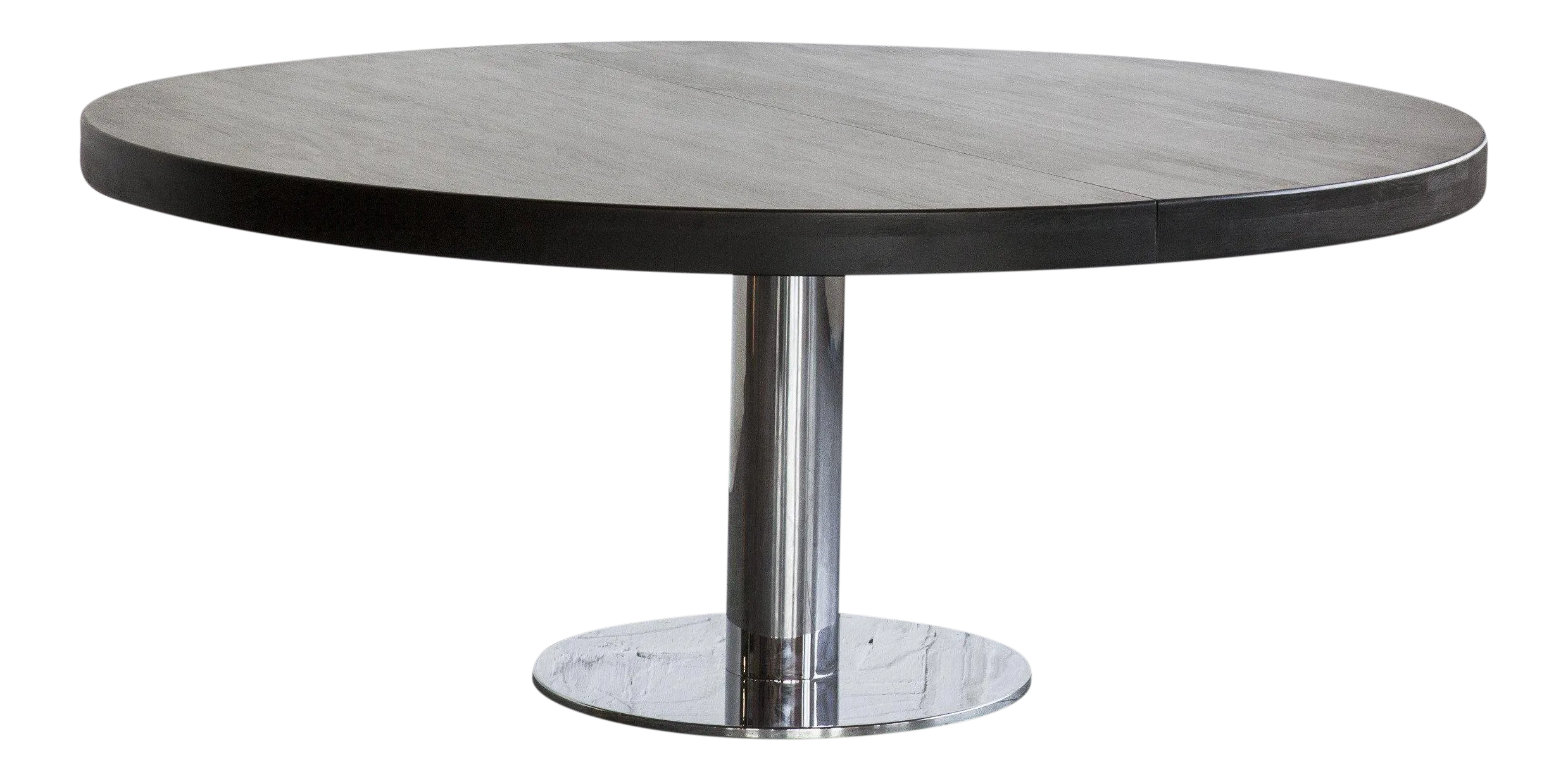 Ebonized Poplar With Knoll Base | Chairish