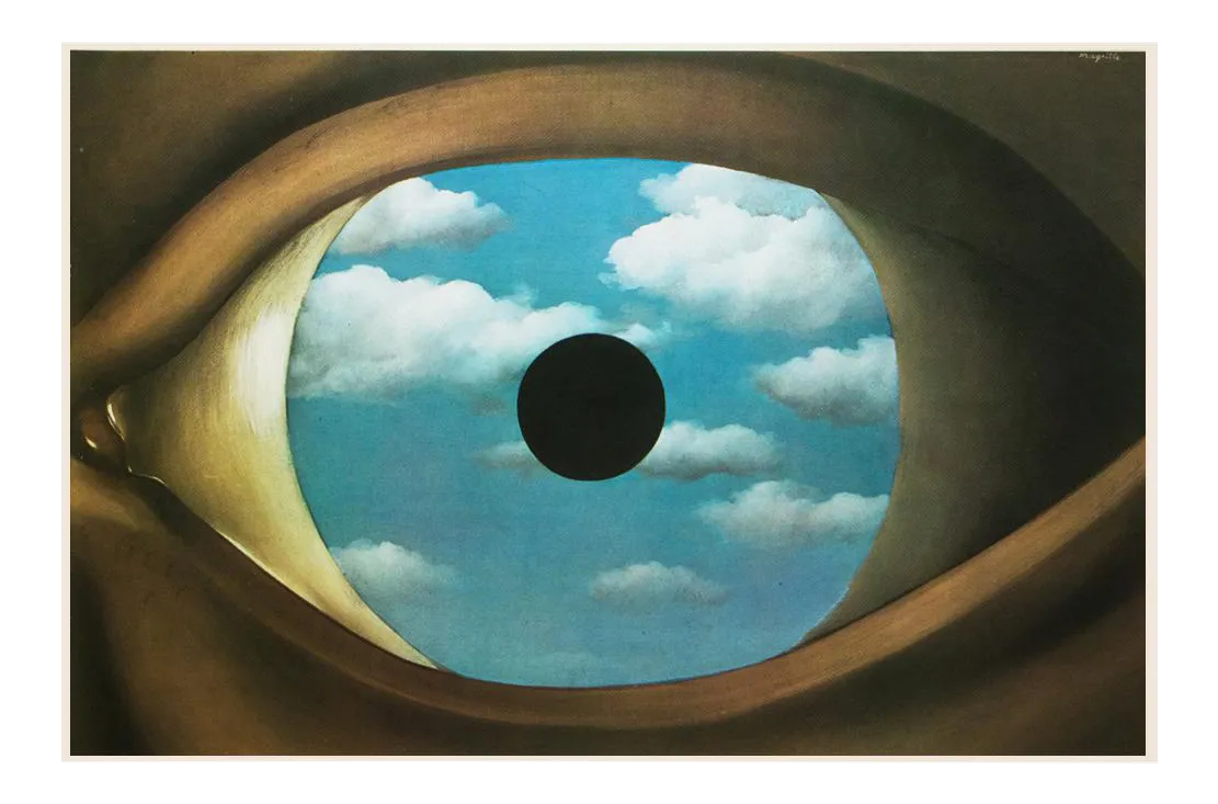 1972 After Rene Magritte, "The False Mirror" First Edition Photogravure ...