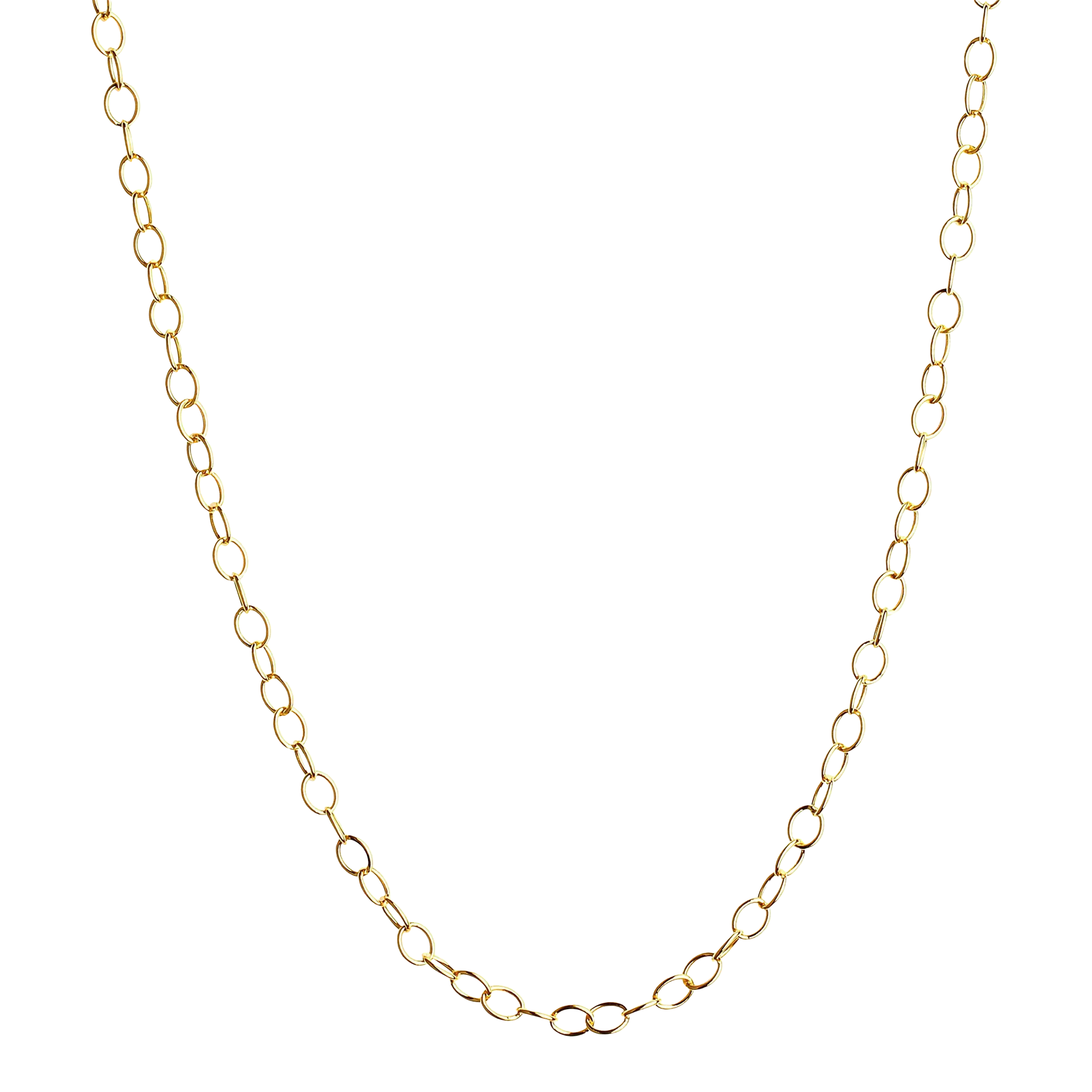 Syna 18 Karat Yellow Gold Link Chain | Chairish