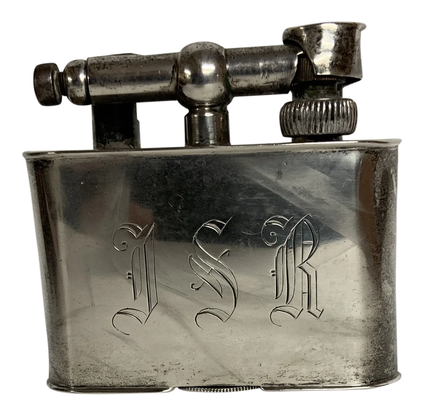 Vintage Mid-Century Sterling Silver Table Lighter | Chairish