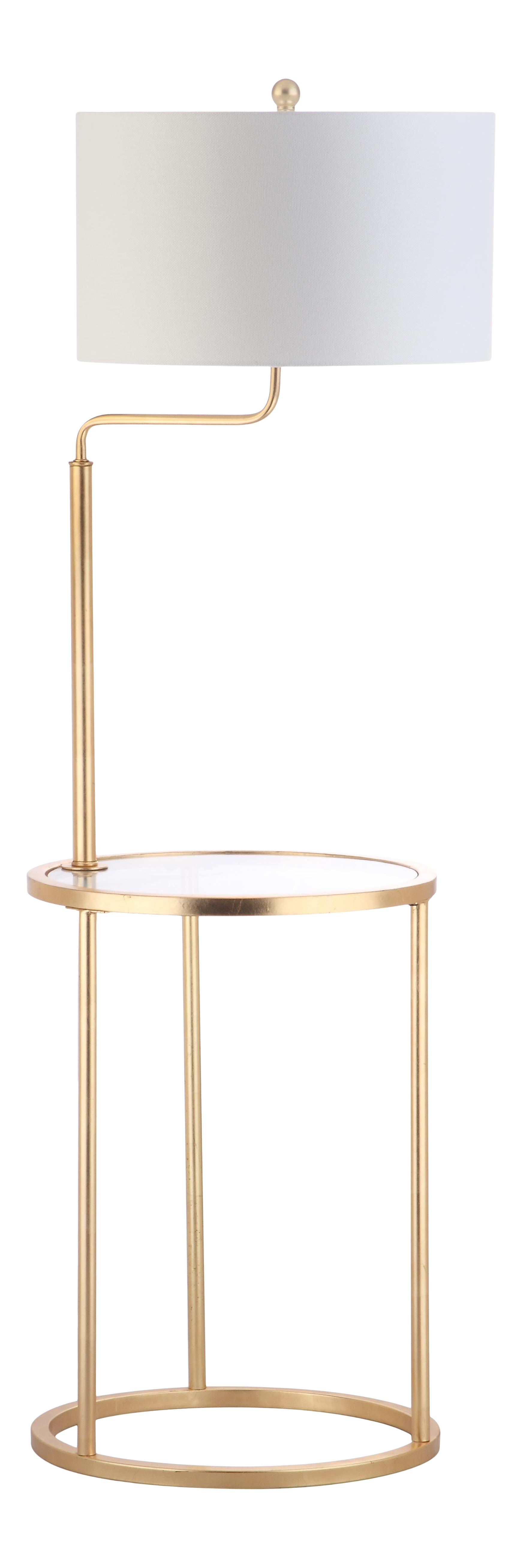 Modern Floor Lamp Side Table | Chairish