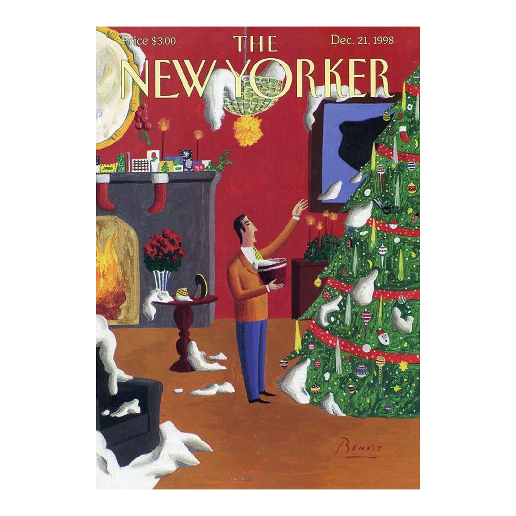 1998, New Yorker Magazine Cover, December 21 (Benoit Van Innis ...