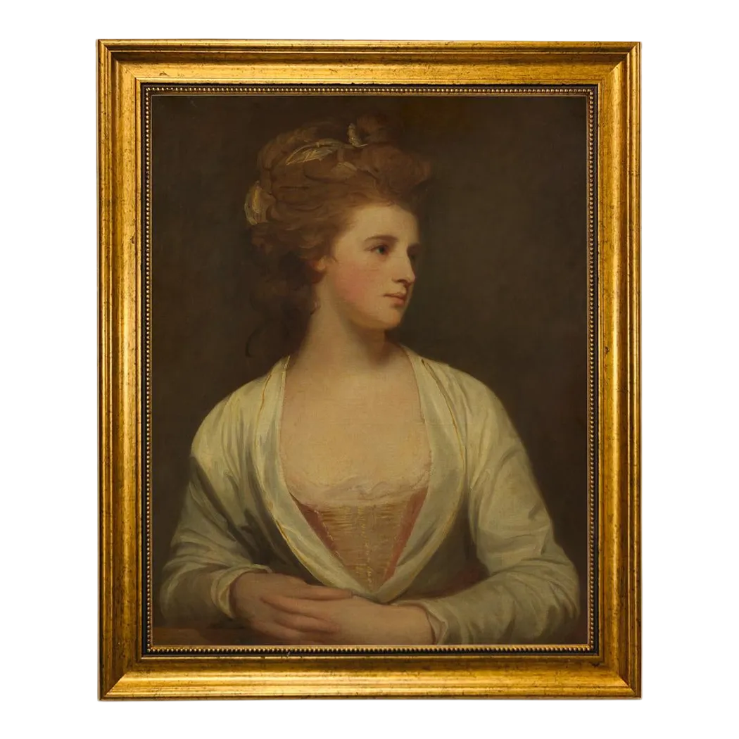 "Emily Bertie Pott" After George Romney, Contemporary Reproduction ...