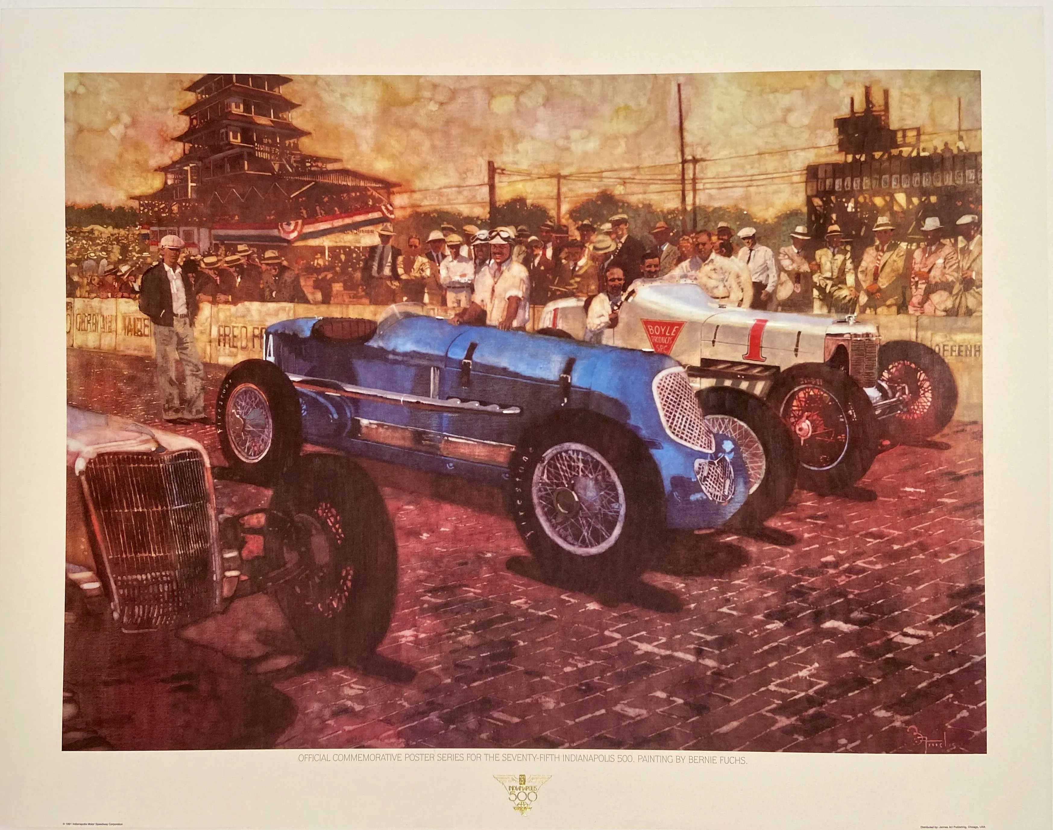 Bernie Fuchs Vintage Official Commemorative Continuous Tone Poster ...