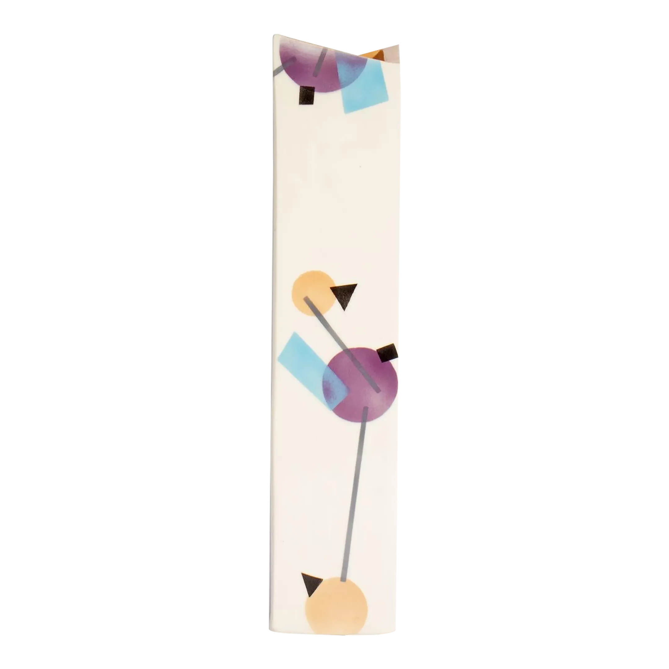 1982 Postmodern Ceramic Vase Signed by Rita Duvall | Chairish