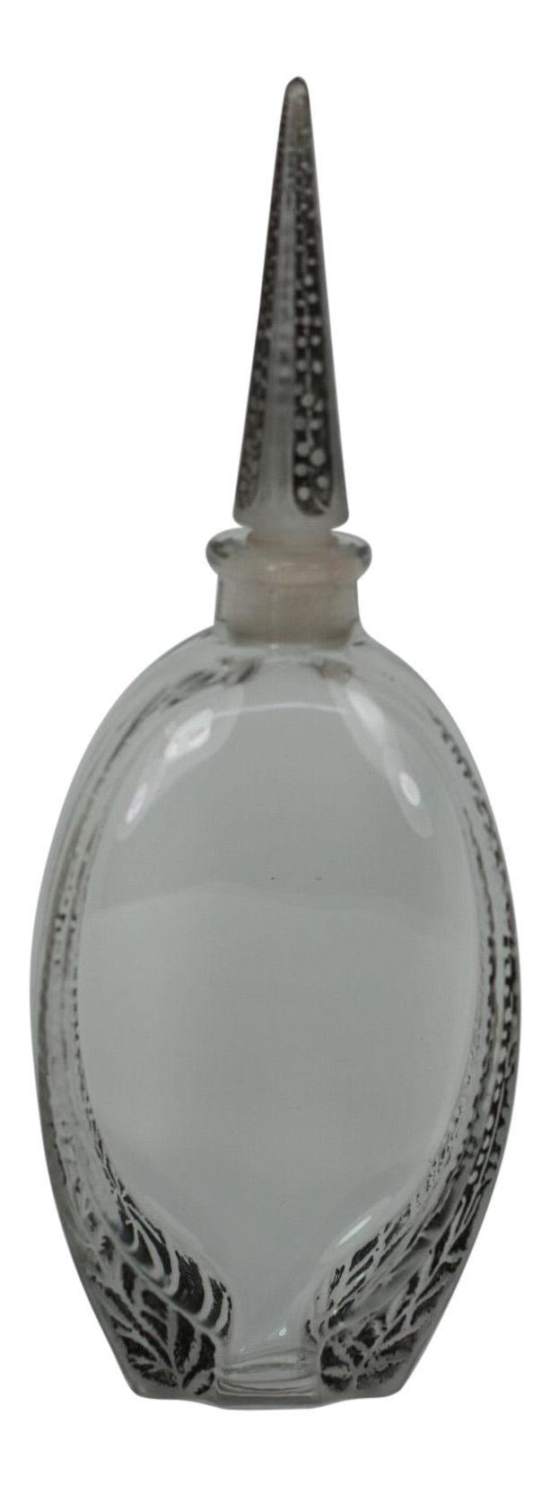 Rene Lalique Glass Renaud Perfume Bottle | Chairish