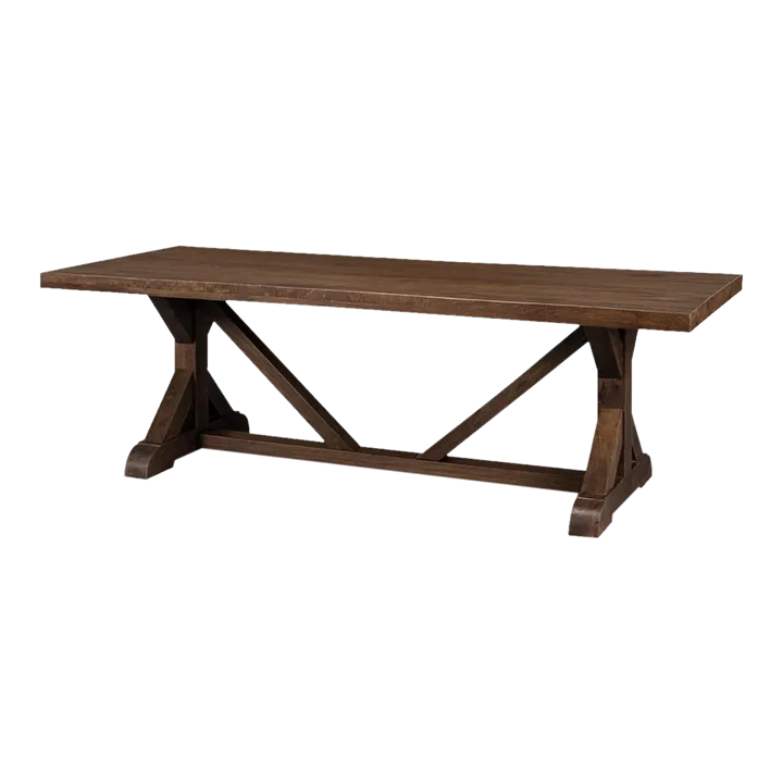 Farmhouse Refectory Dining Table | Chairish