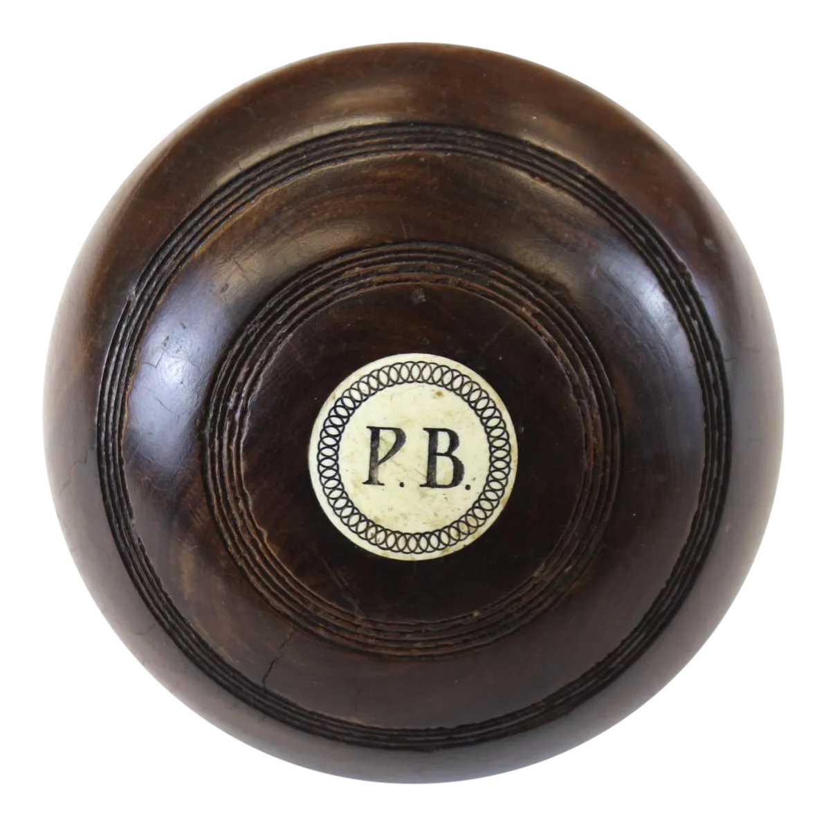 Paul Desmond Brown (P.B.) Jaques & Son Lawn Bowling Ball | Chairish