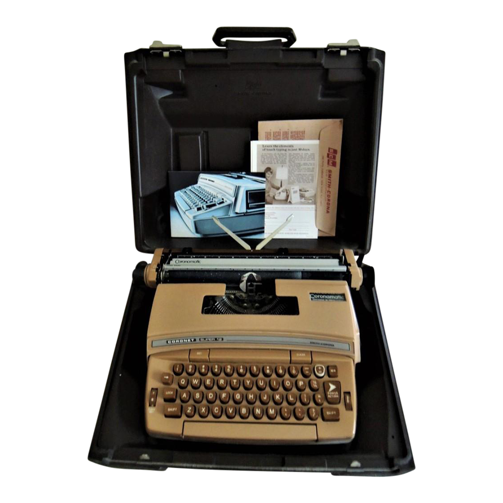 Vintage 1970s Smith Corona Coronet Super 12 Portable Typewriter With ...