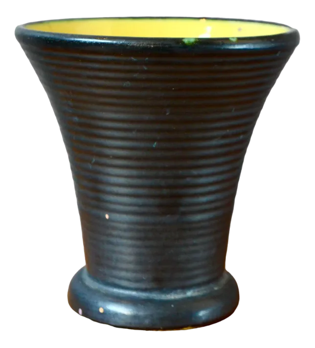 Midcentury Two-Tone Ceramic Bowl, 1950s | Chairish