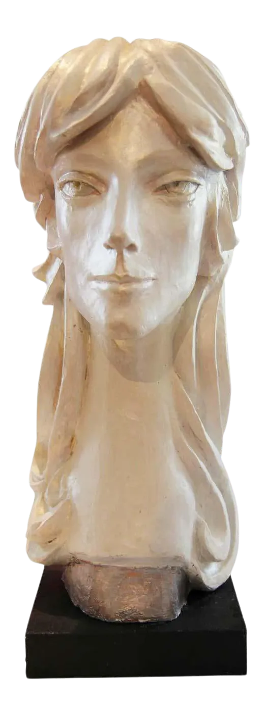 2010 Modern Cast Stone Female Bust of Julie Burrows by David Adickes ...