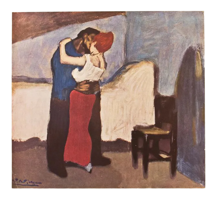 1955 After Pablo Picasso, "The Embrace" Period Parisian Lithograph ...