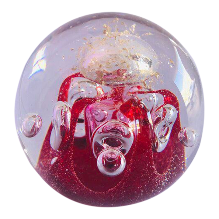 Murano Glass Paper Weight | Chairish