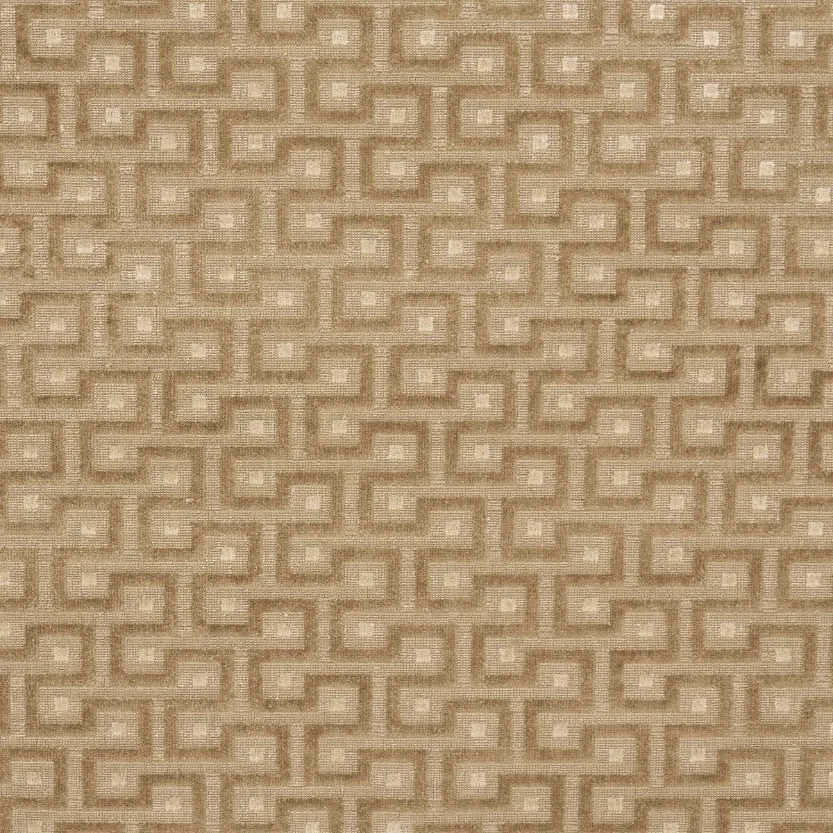 Schumacher Lalano Linen Velvet Fabric In Bronze | Chairish