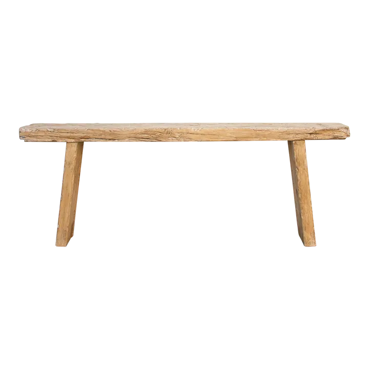 Rustic Long Old Beam Console Table | Chairish