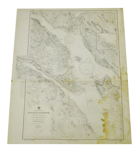 1927 North America Chart | Chairish