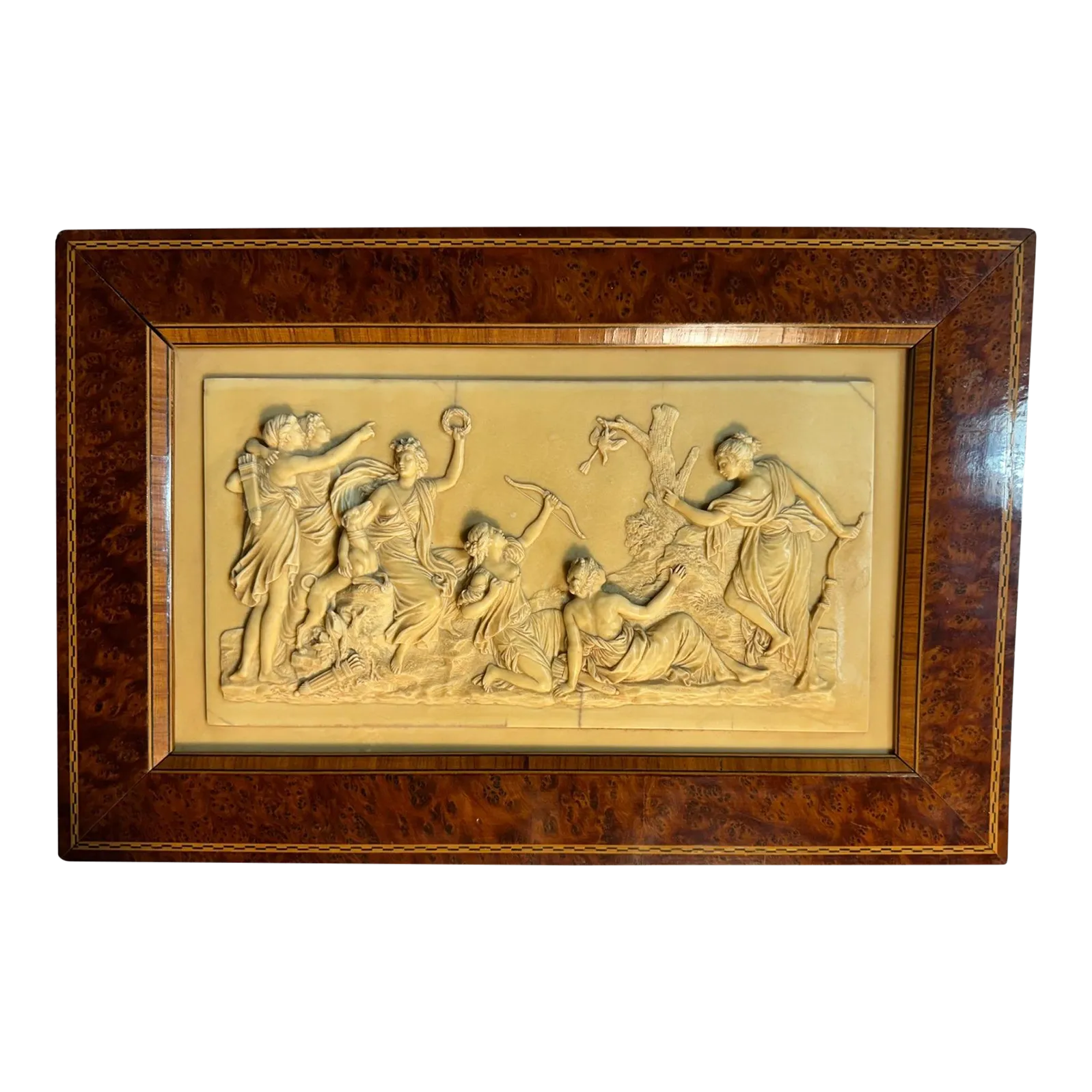 Marble Dust and Resin Reproduction of Diana and Her Nymphs by Ferdinand ...