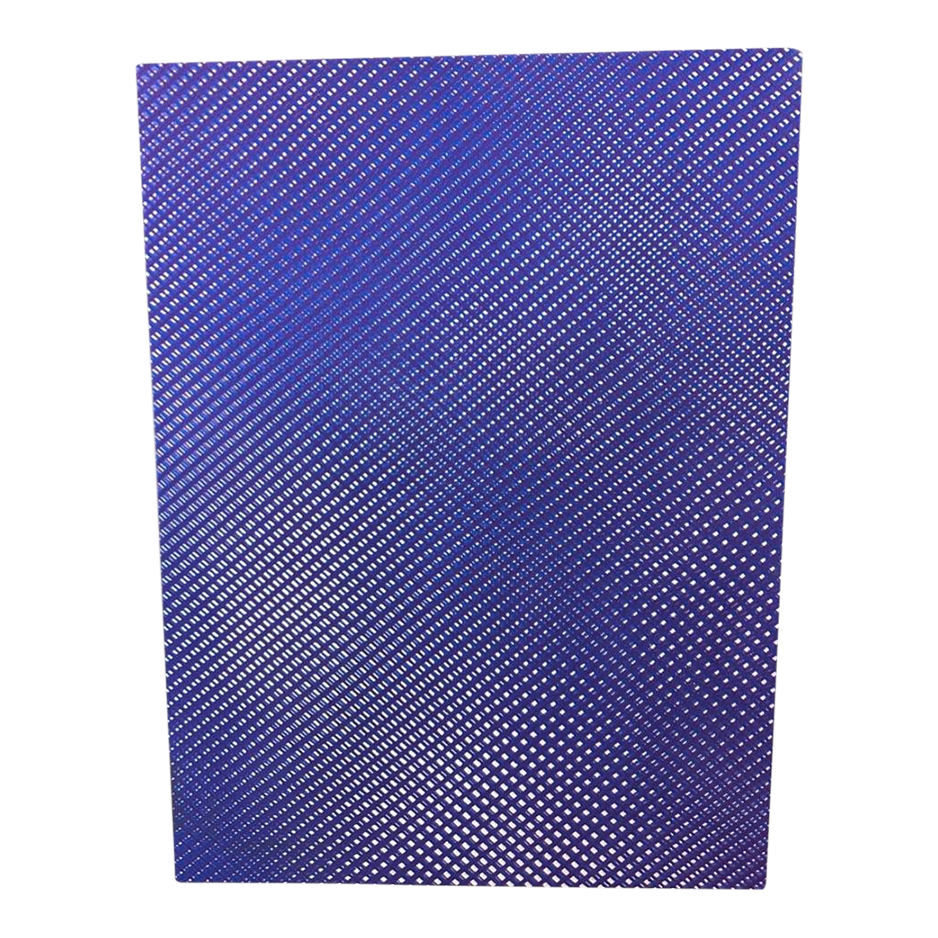 "Untitled (Purple)" Minimalist Op Art Print on Heavy Paper by Brice ...