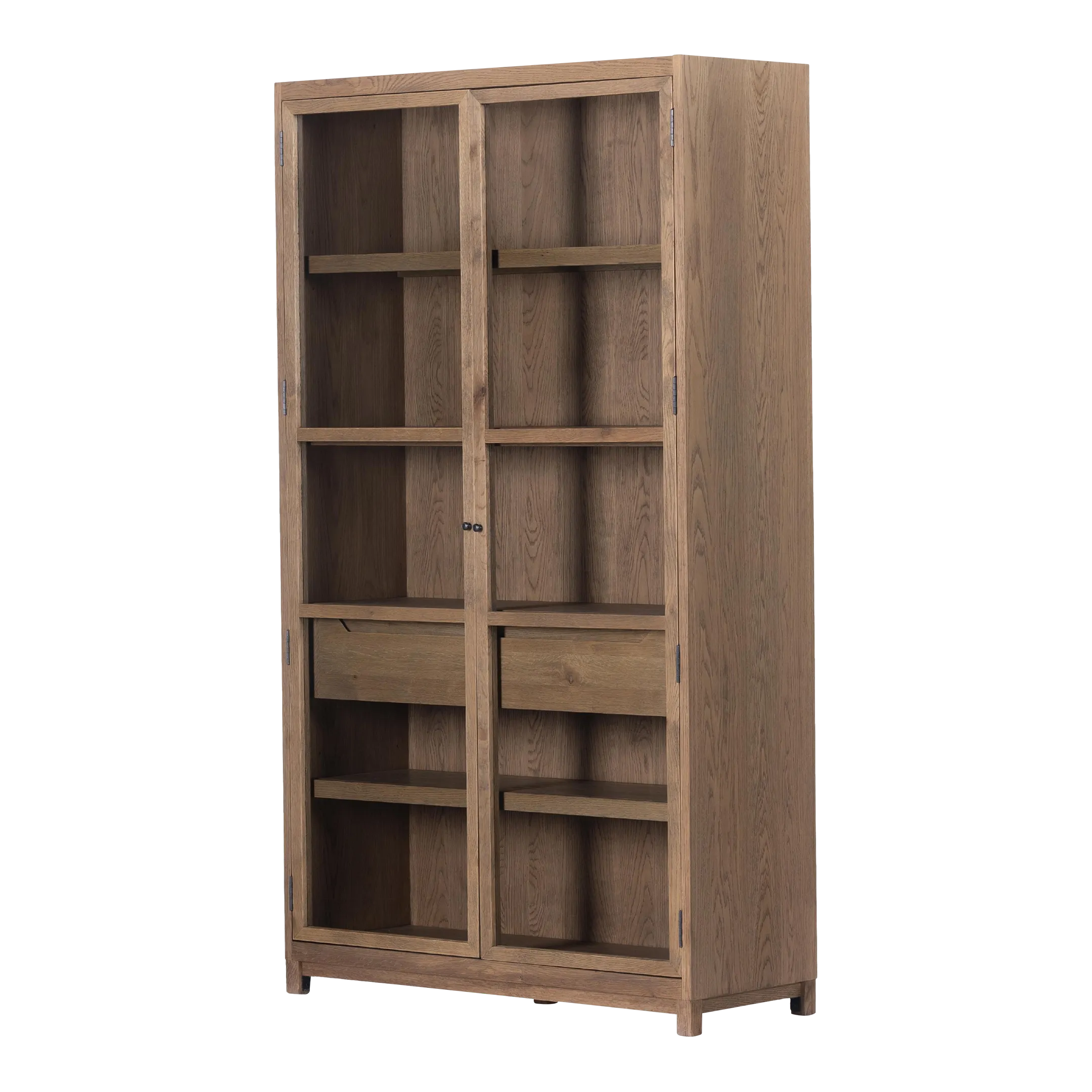 Four Hands Millie Cabinet, Drifted Oak Veneer | Chairish