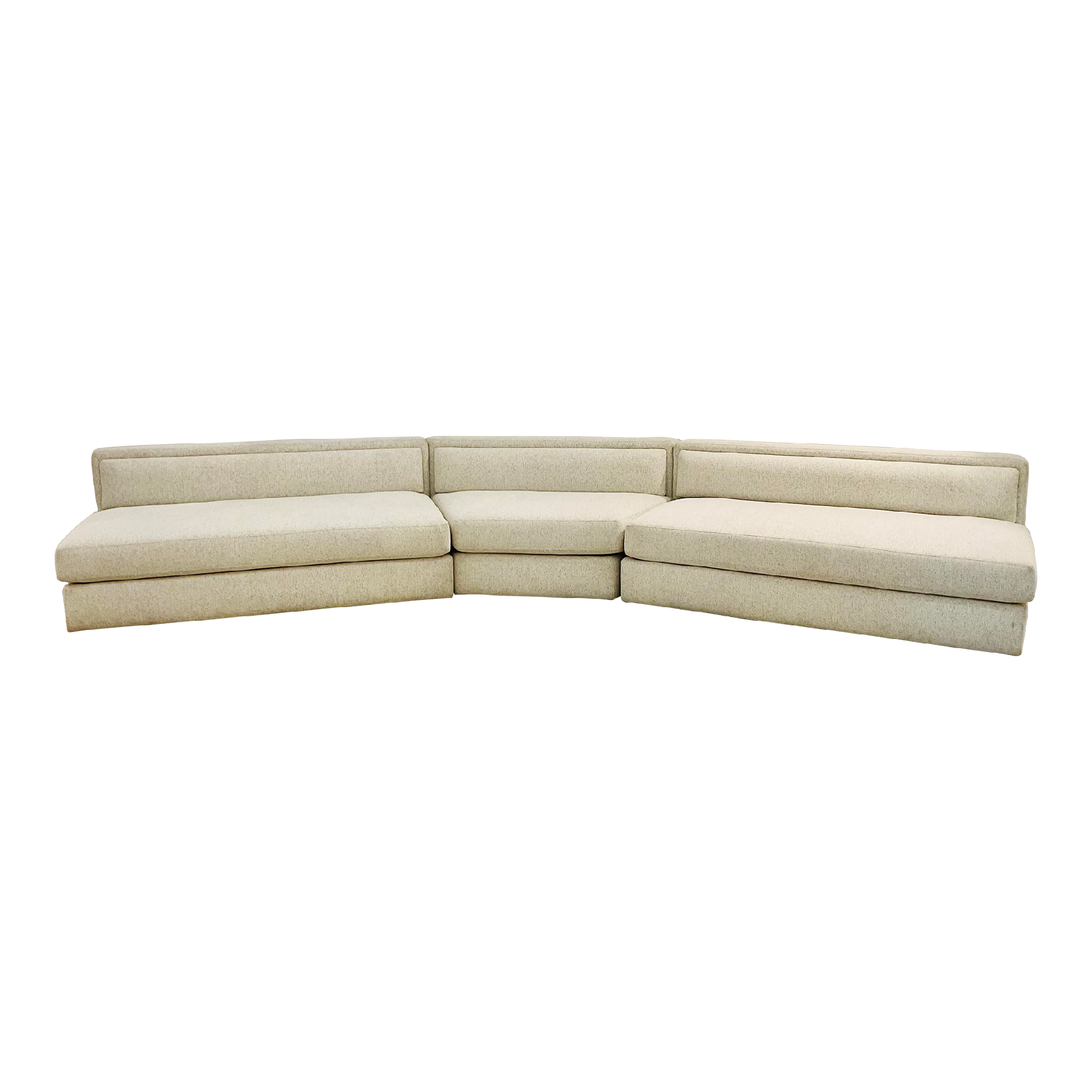 Caracole Modern Three Piece Unity Sectional Sofa | Chairish