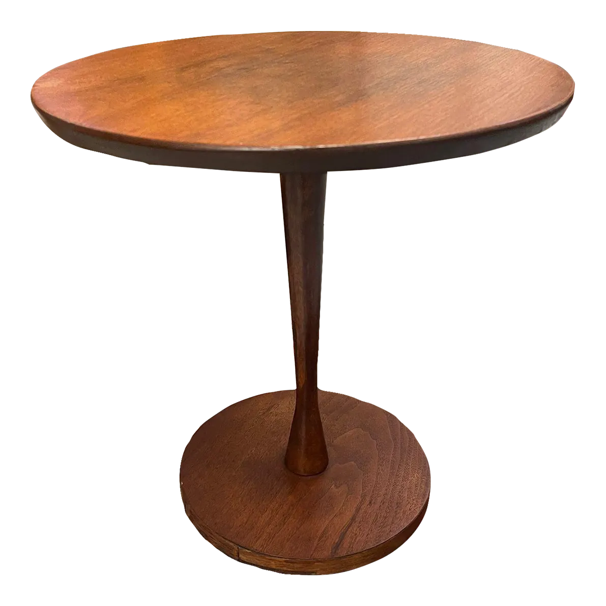 1970s Vintage Mid Century Modern Atomic Circular Accent Side Table ...