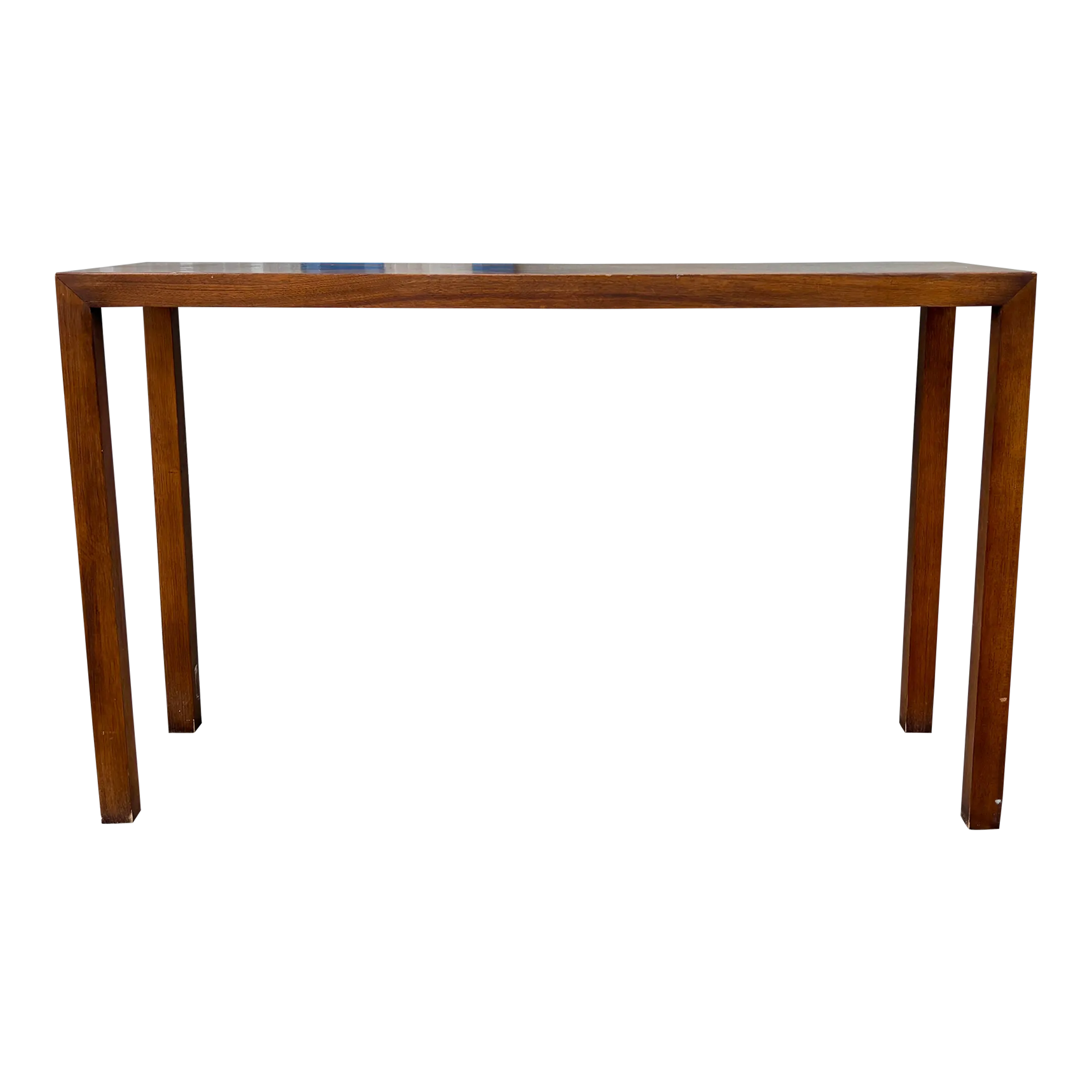 1960s Mid Century Walnut Console by Lane | Chairish