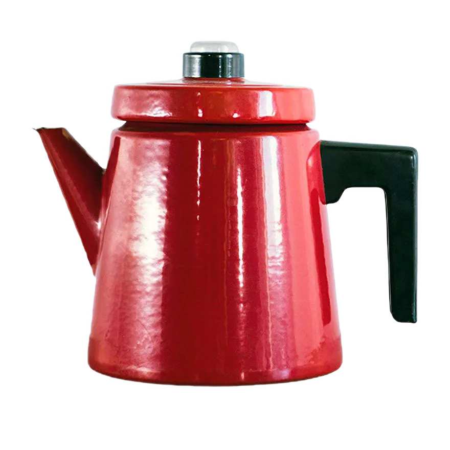 Enameled Cast Iron Coffee Pot by Antti Nurmesniemi for Finel, 1950s ...