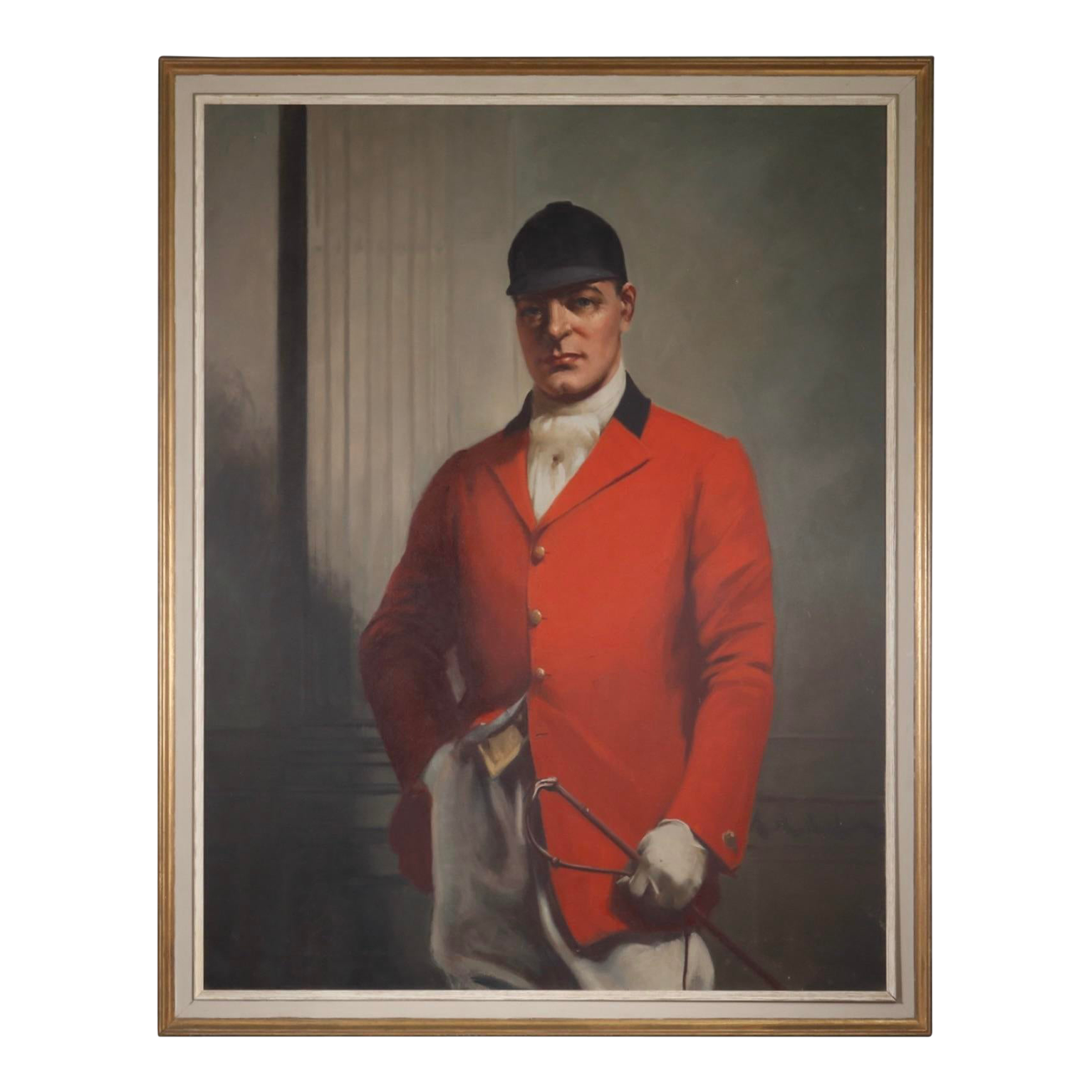 1960s Portrait of a Gentleman Oil Painting on Canvas | Chairish
