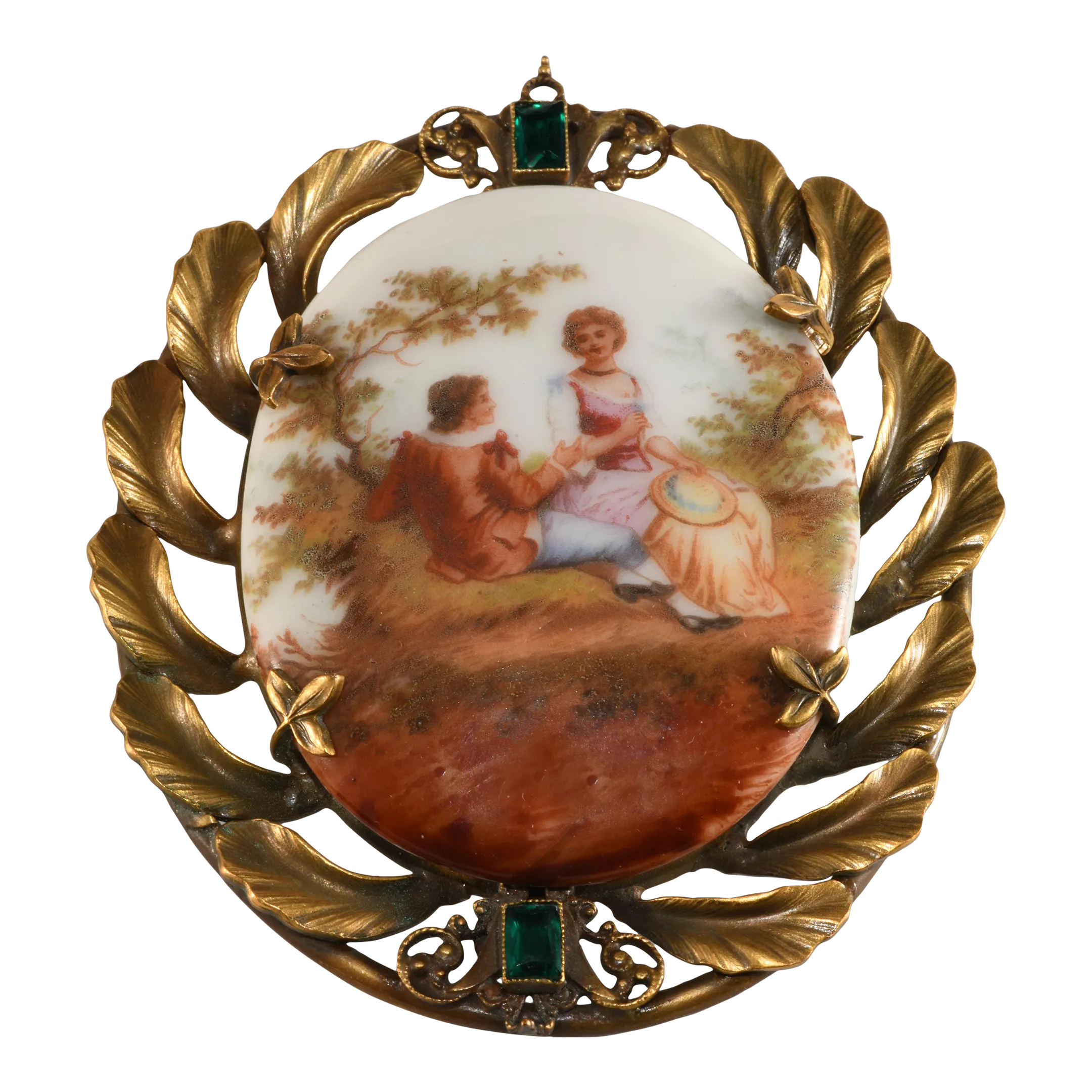 Joseff of Hollywood Extra Large Cameo Style Brooch