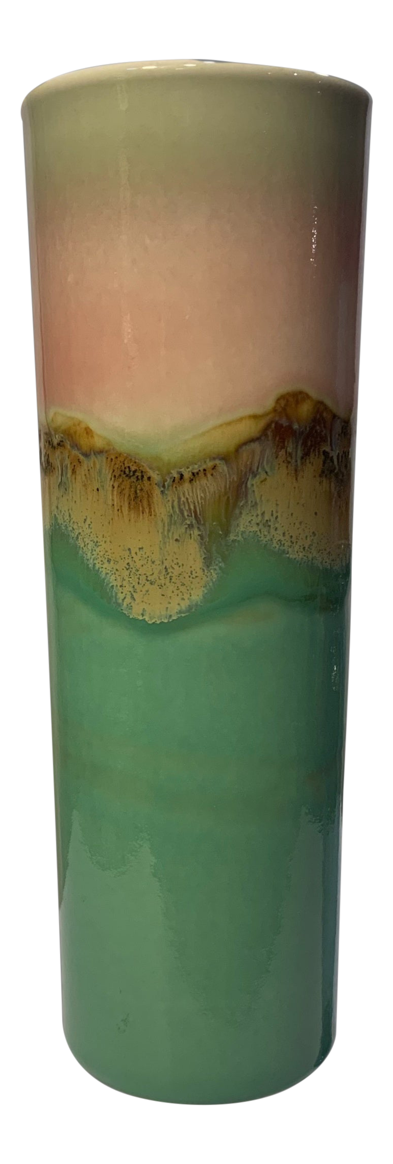 Vintage Studio Pottery Modern Asian Influence Porcelain Vase Signed ...