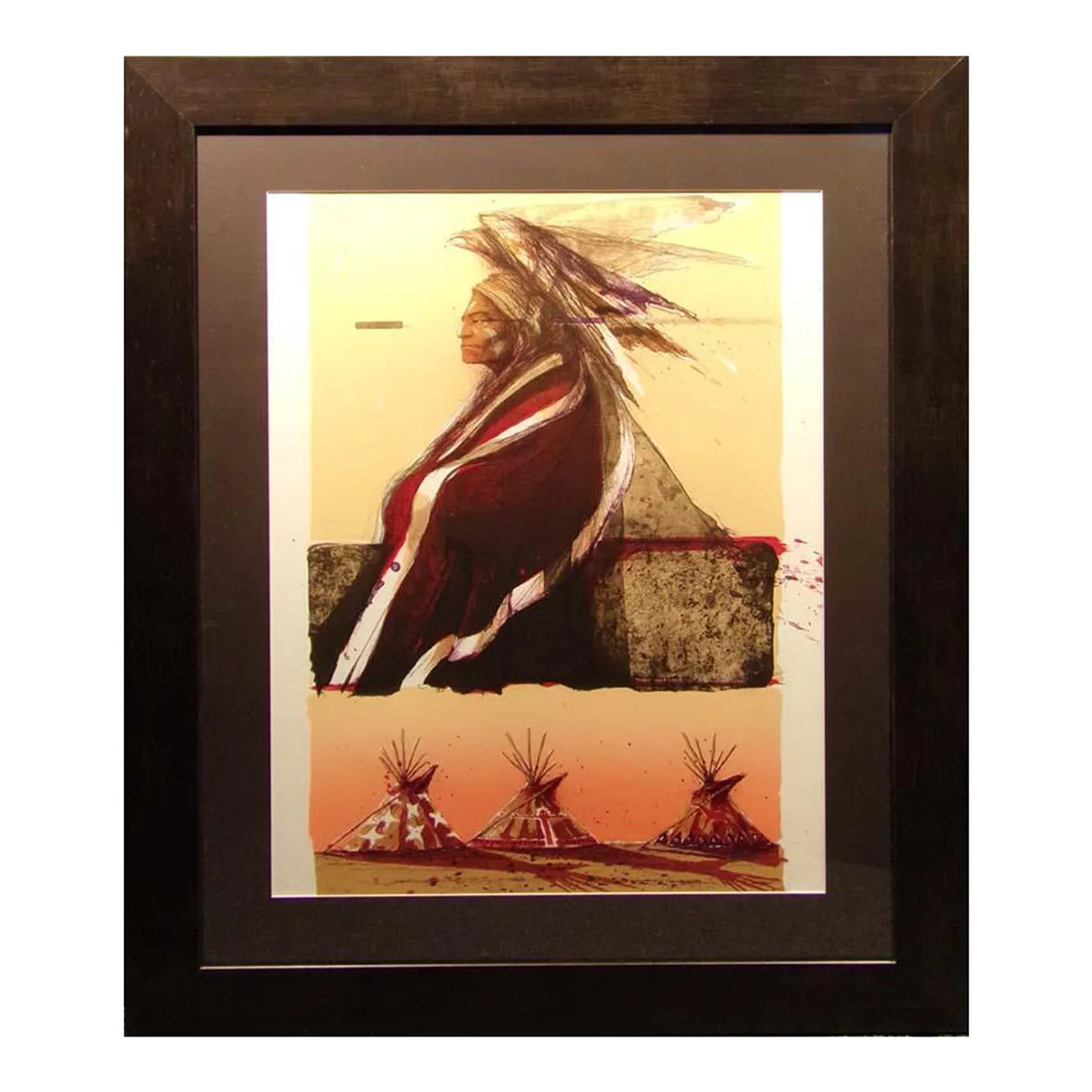 Larry Fodor "Dusty Star" Original Limited Edition Lithograph | Chairish