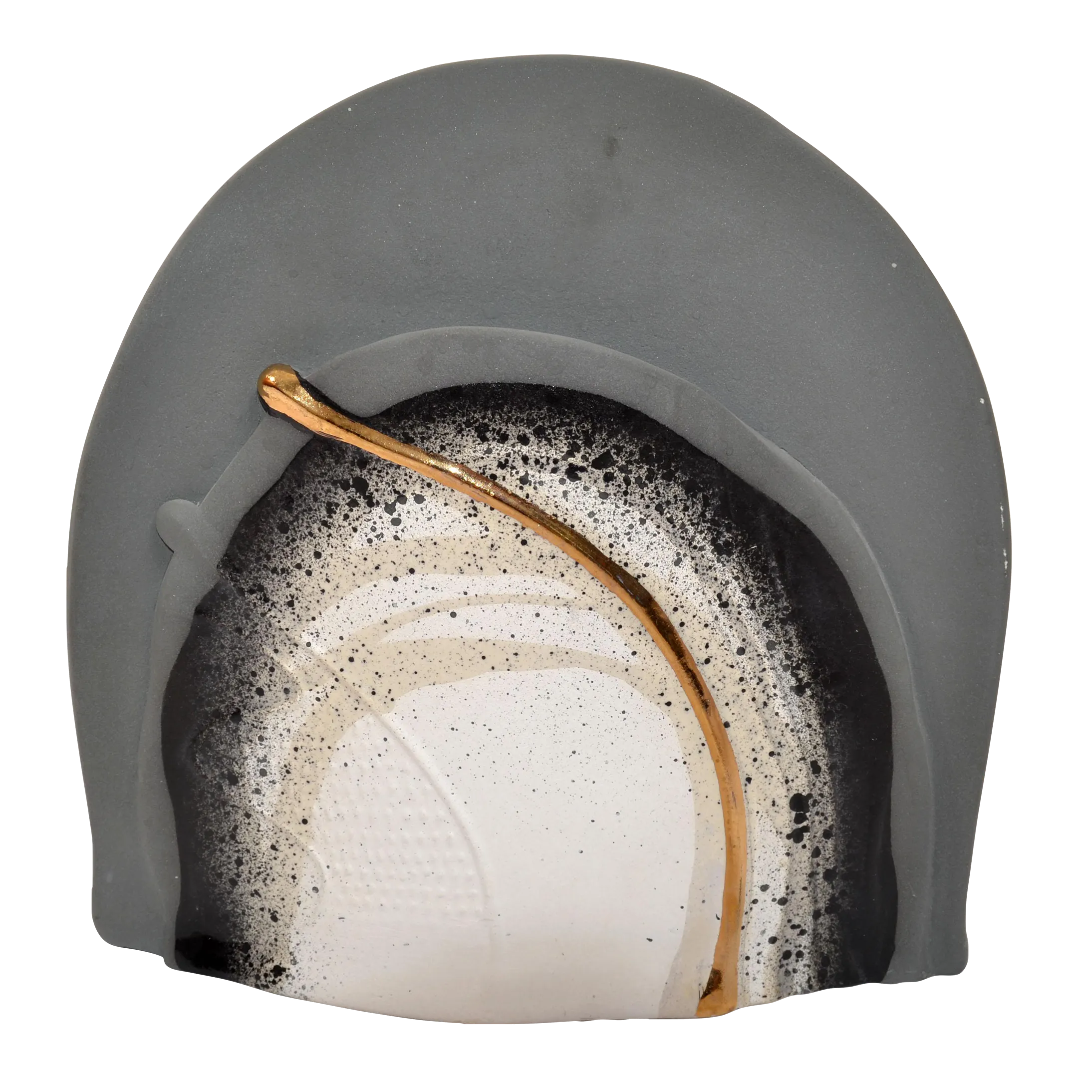 Signed Vintage Kas Kelly Sherman Southwest Style Pottery Goldleaf Art ...