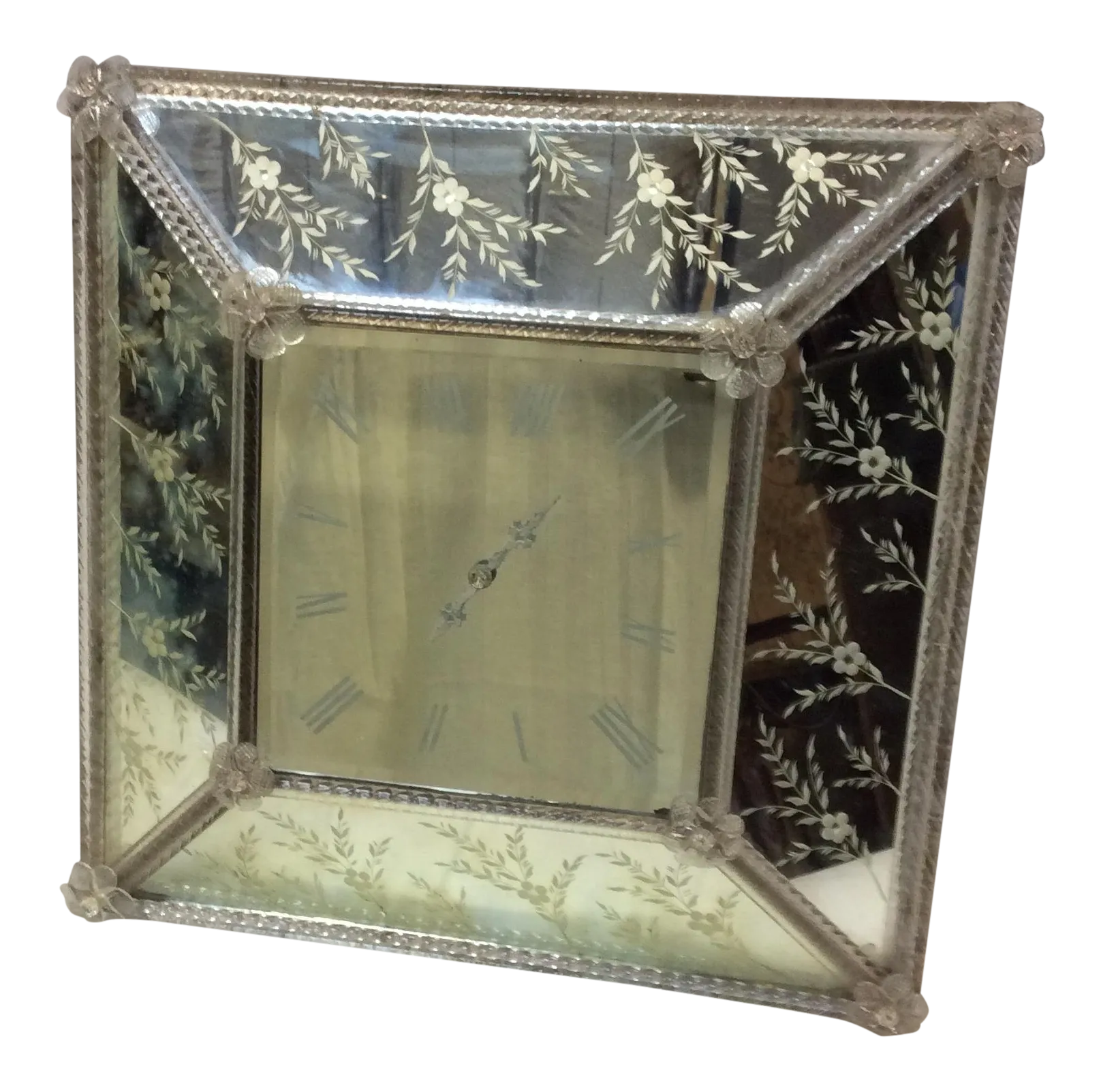 Vintage Venetian Wall Clock | Chairish
