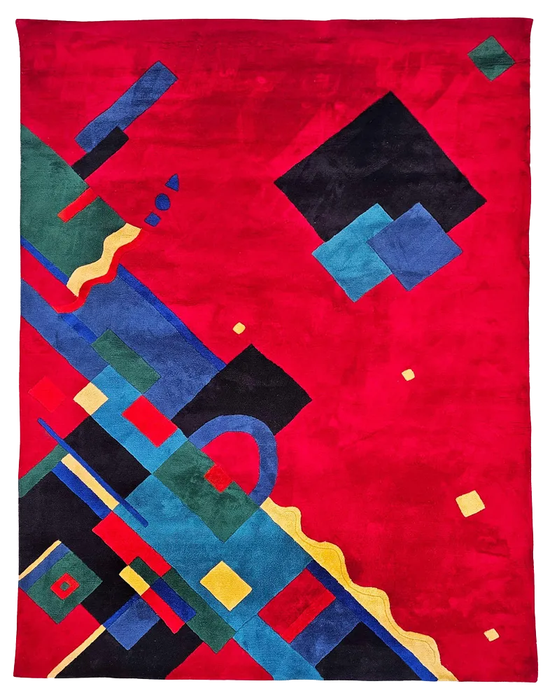 Vintage Italian Rug, 1990s | Chairish