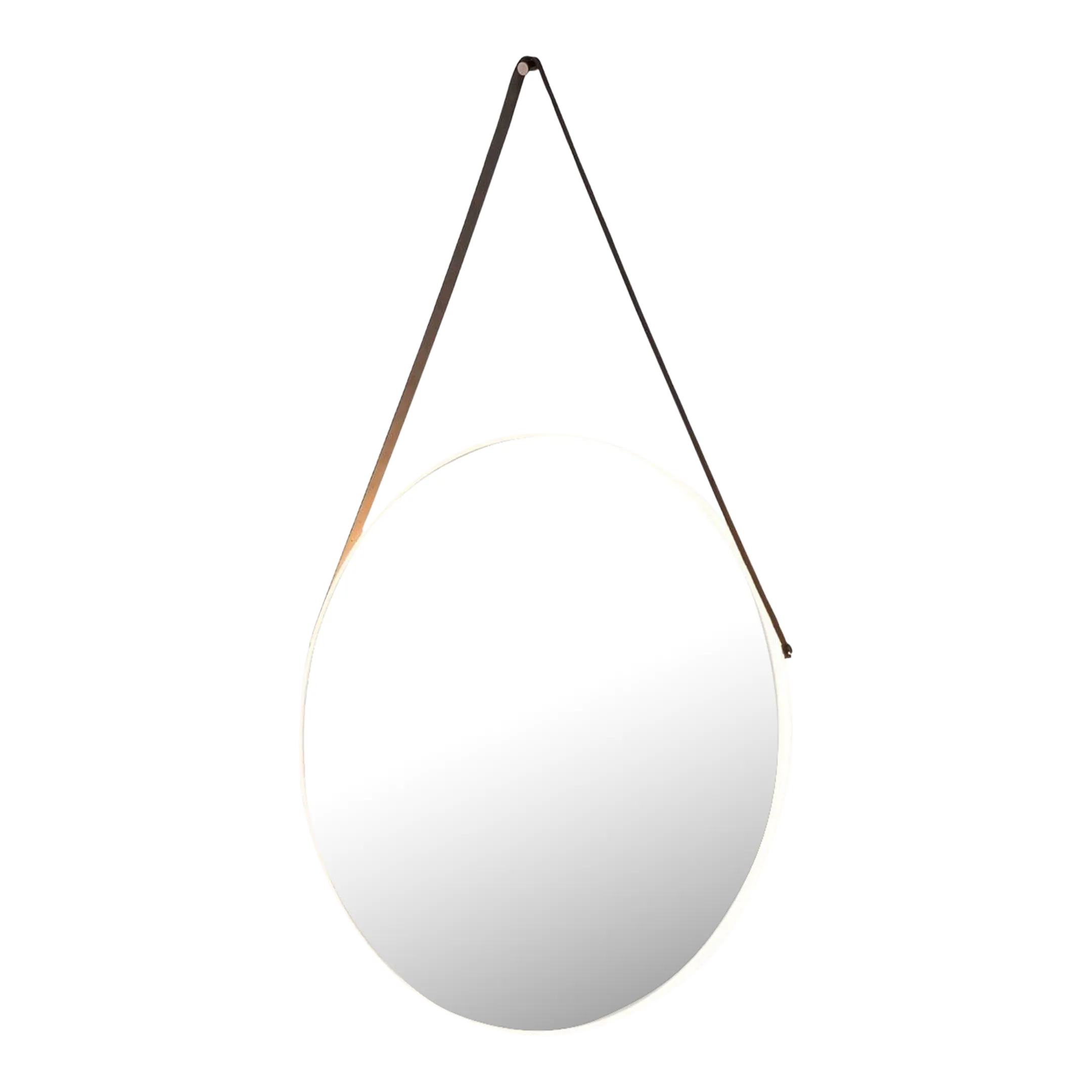 Aurora Round Backlit Led Wall Mirror | Chairish